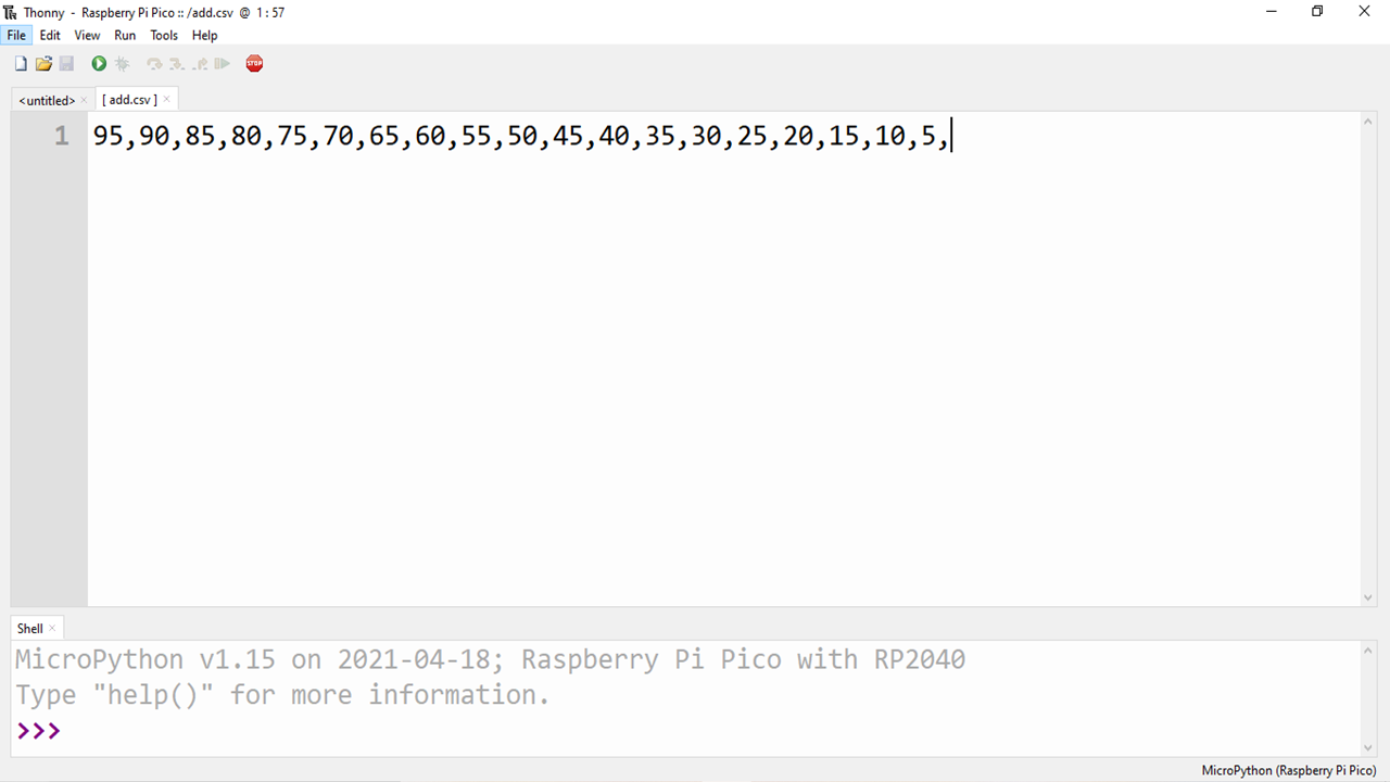 Data Logging With Raspberry Pi Pico : 7 Steps - Instructables