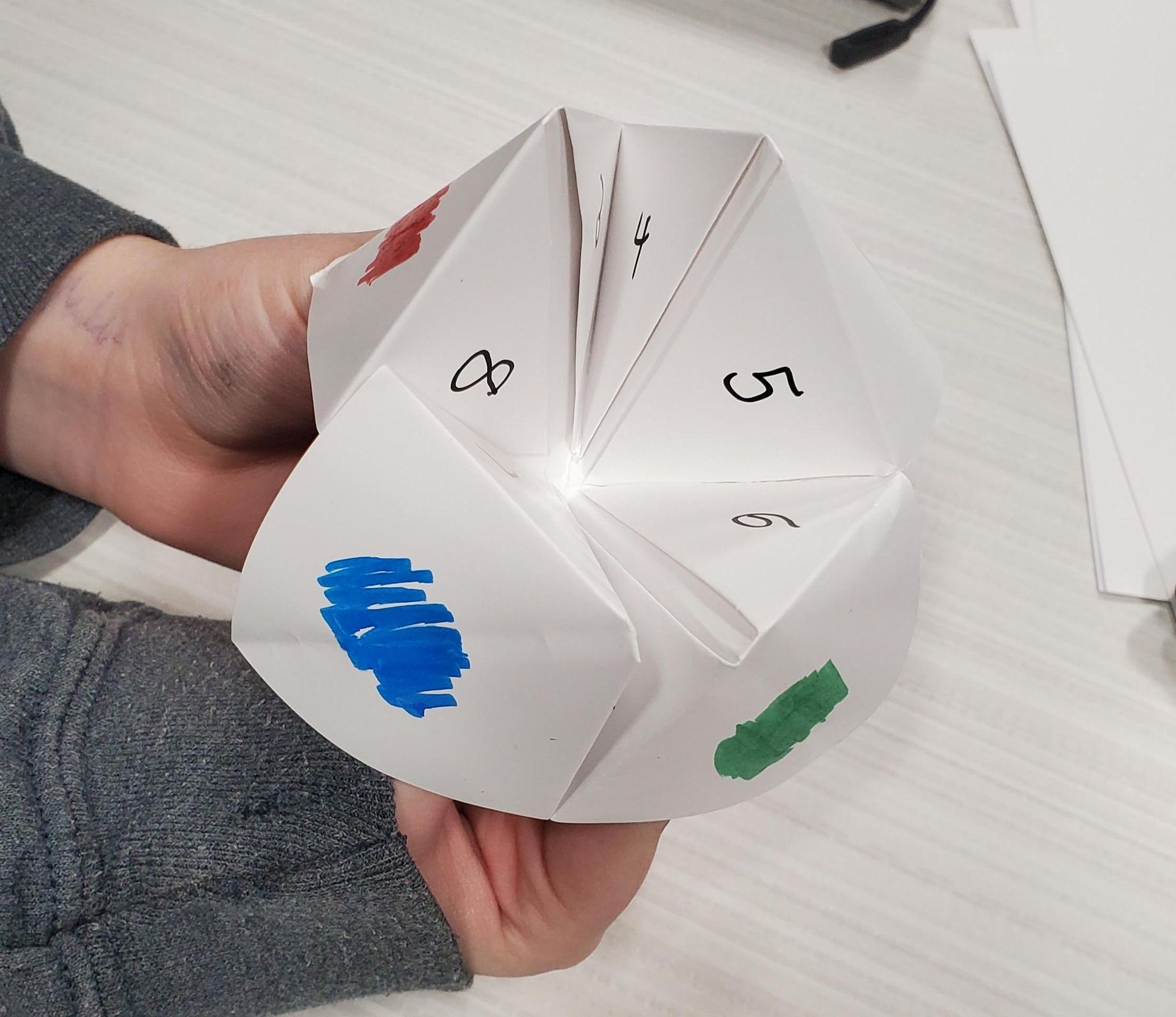 Origami Fortune Teller : 7 Steps - Instructables
