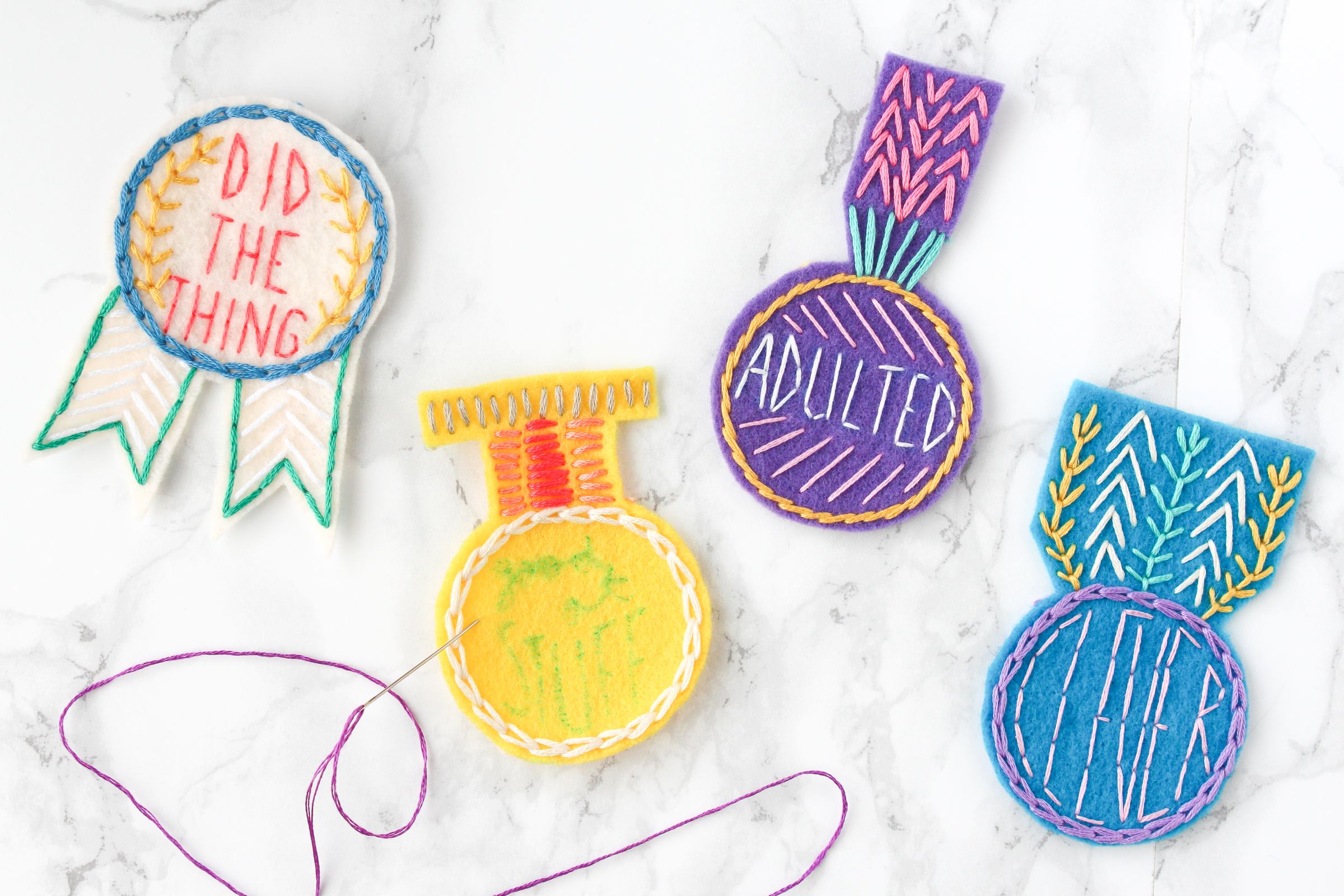 DIY Hand Embroidered Medal Patches : 8 Steps (with Pictures ...
