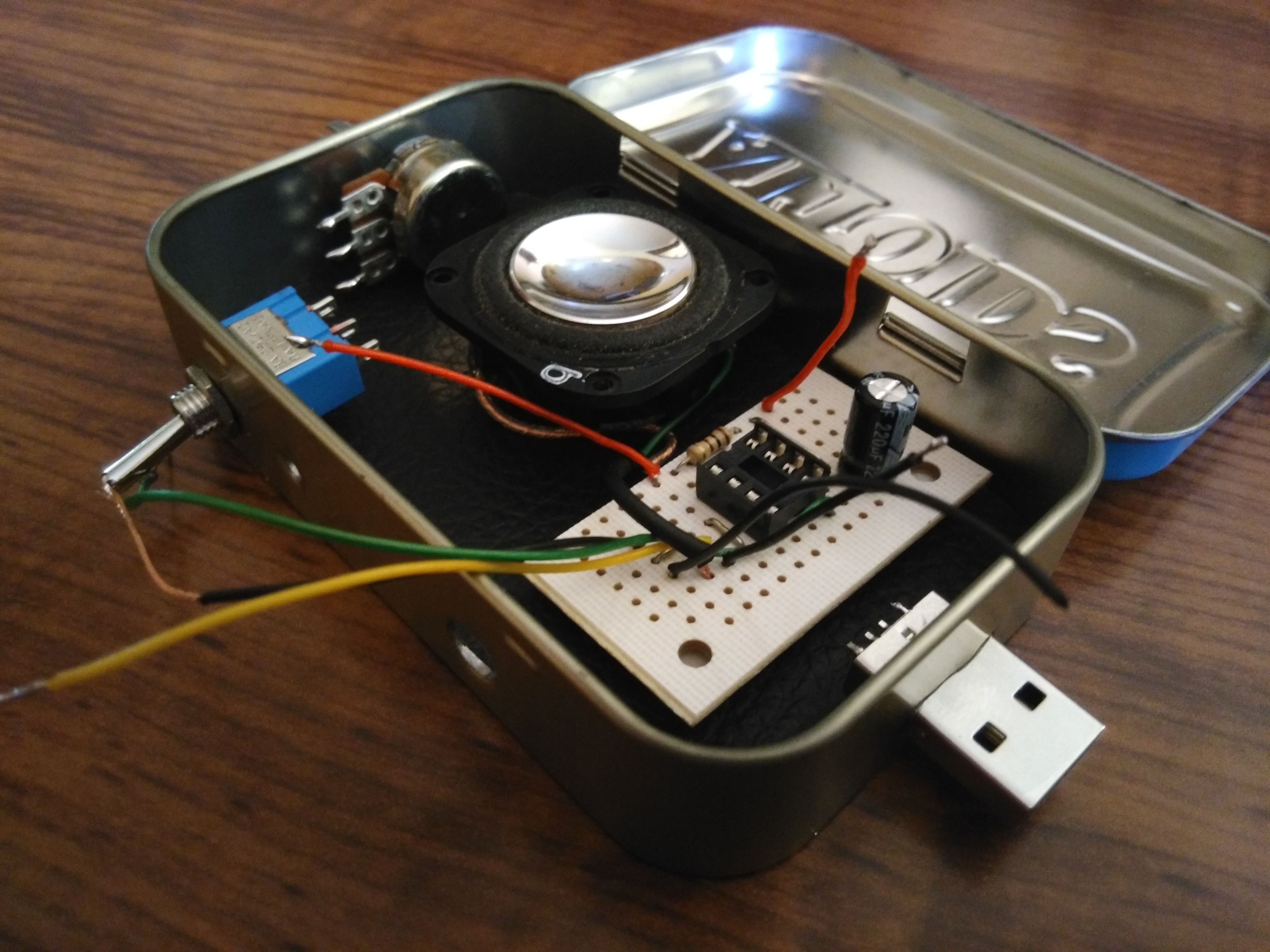 DIY USB Altoids Speaker. (Super Easy) : 6 Steps (with Pictures) - Instructables