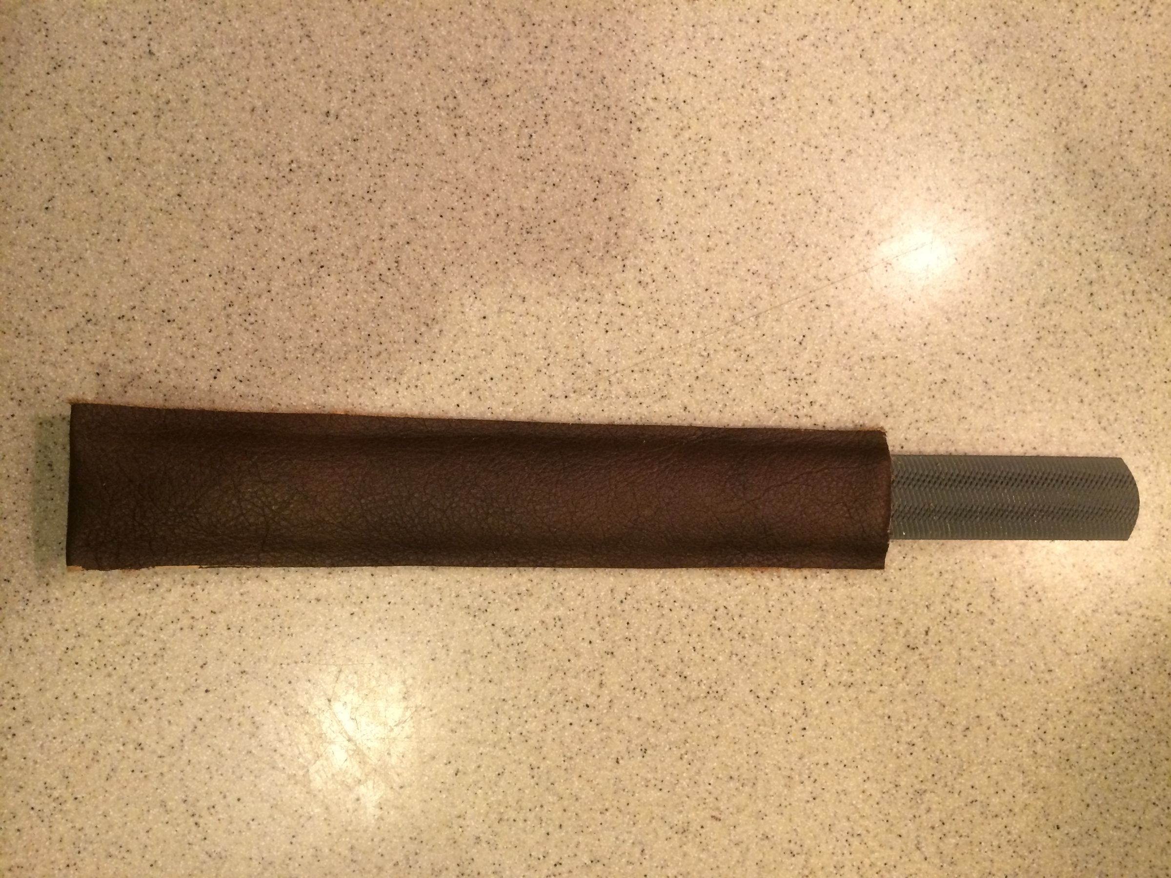 Cheap, Quick, and Easy Leather Sheath for File : 6 Steps (with Pictures ...