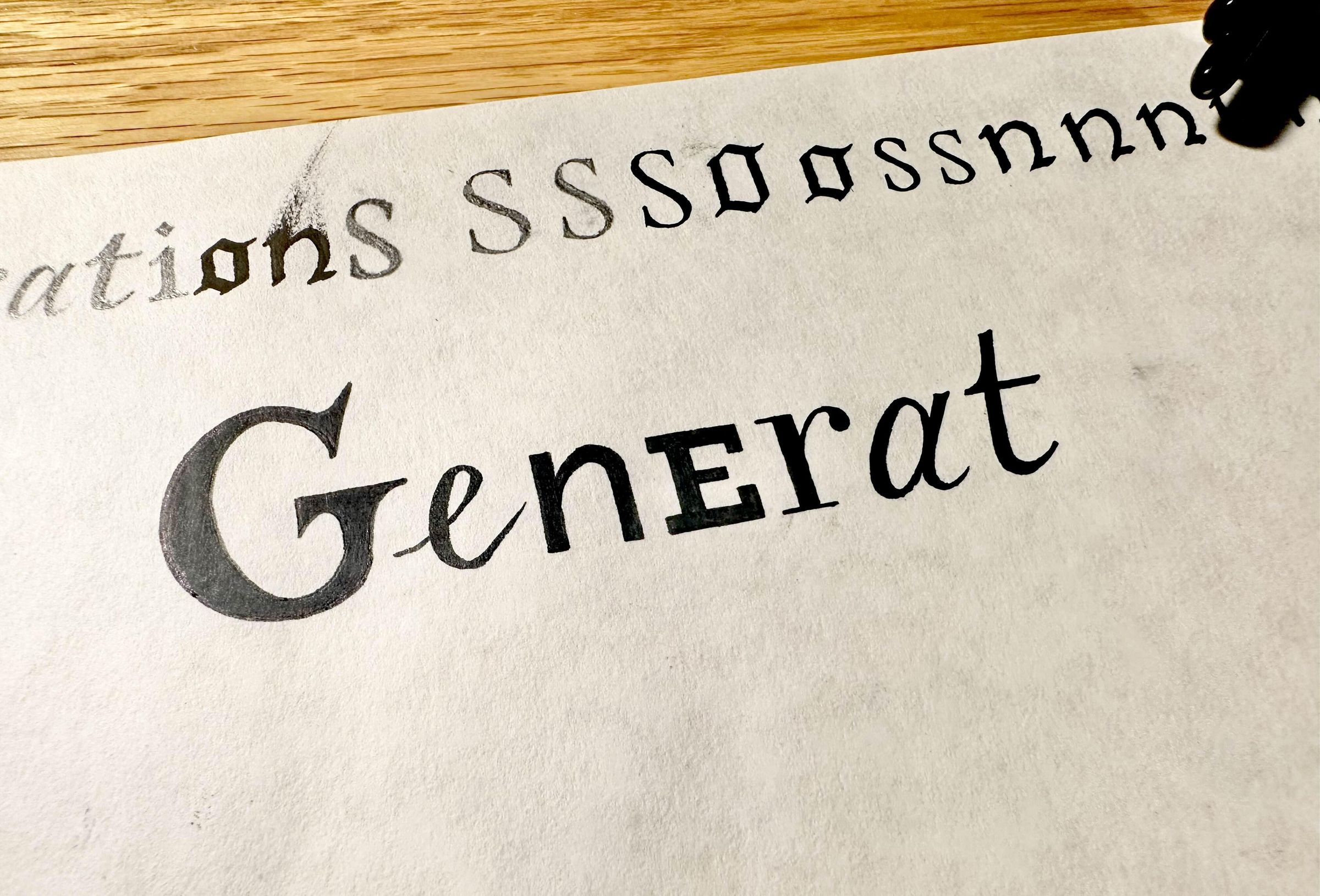 Typographic Design: "Generations" : 7 Steps - Instructables