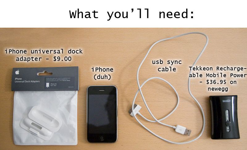 3g Iphone Mobile Charging System!! : 4 Steps - Instructables