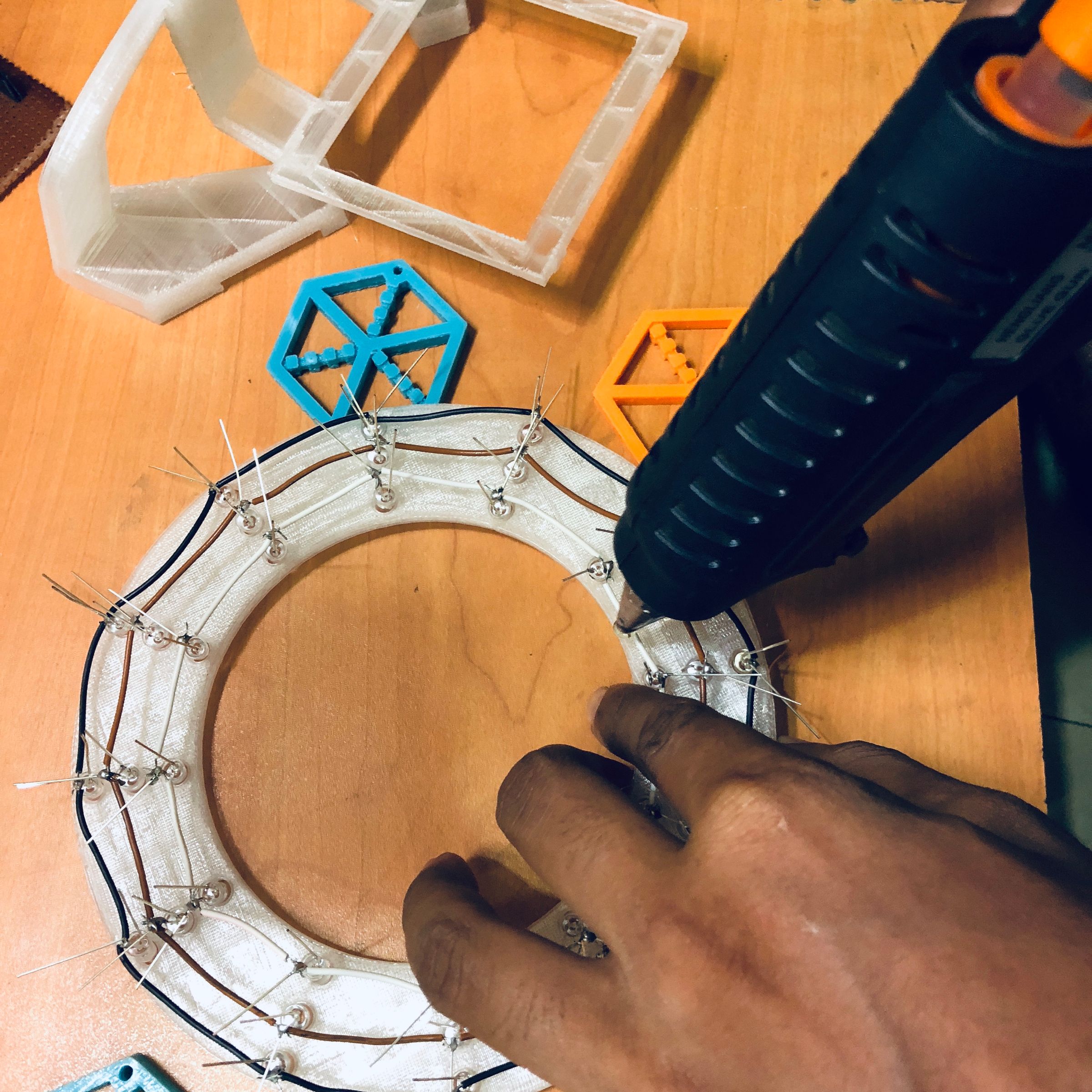3D Printed Flashing LED Dial Clock : 7 Steps (with Pictures ...