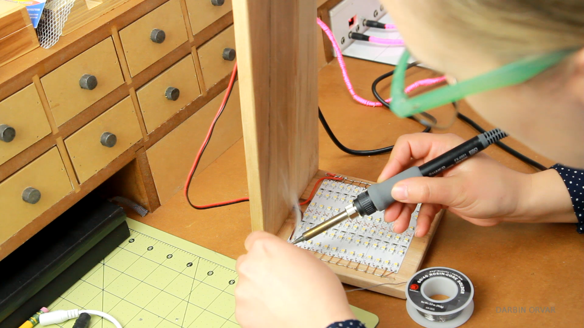 DIY LED Desk Lamp W/ Strip Lights : 8 Steps (with Pictures) - Instructables