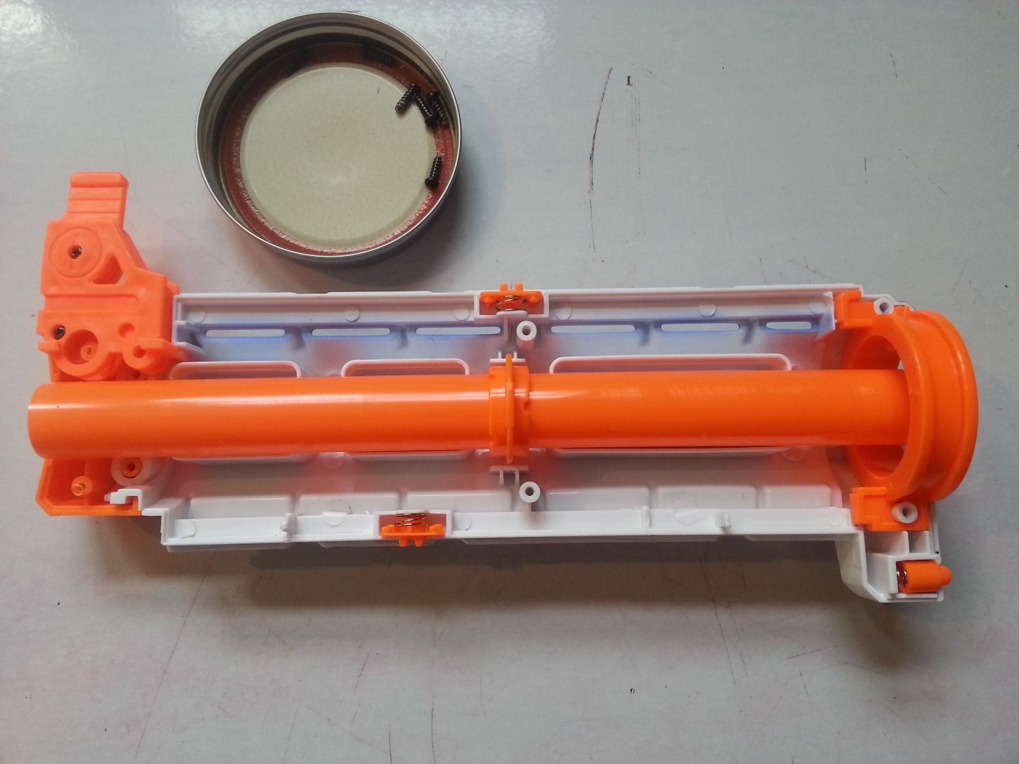 Nerf Retaliator Mod: Air Restrictor Removal and Barrel Extension : 8 ...