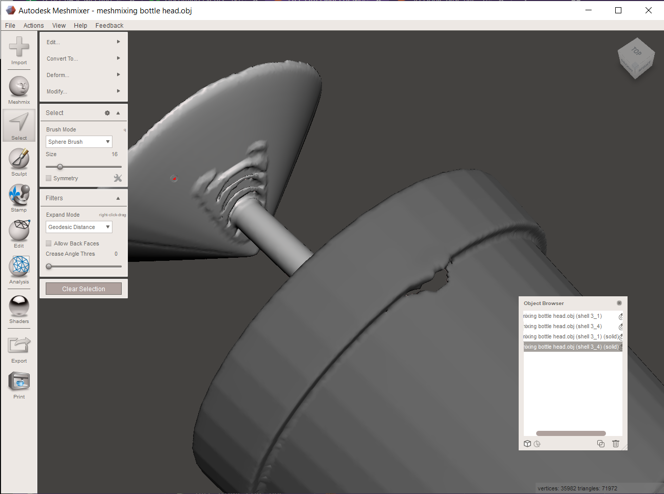 Merging Objects in Meshmixer : 6 Steps - Instructables