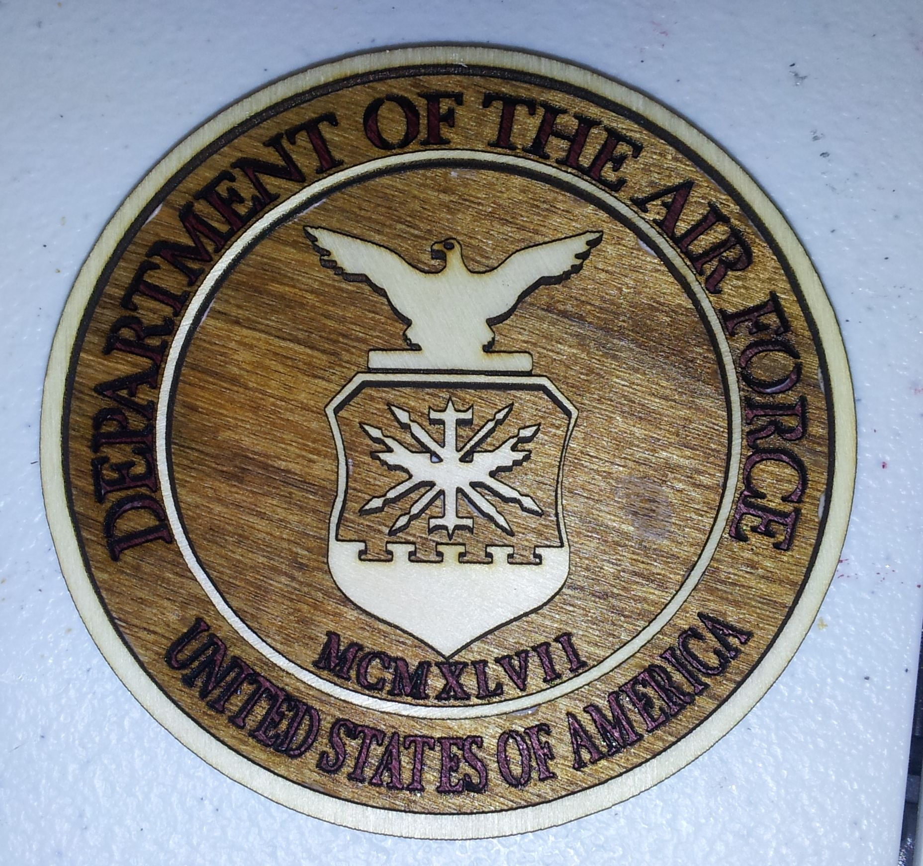Laser Cut Air Force Emblem : 3 Steps - Instructables