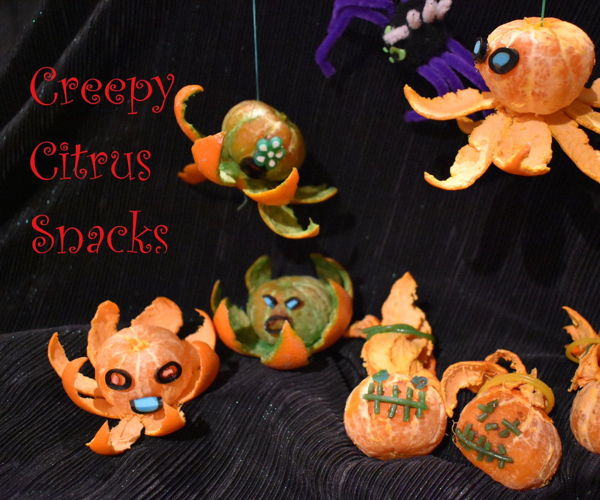 Creepy Citrus Snacks: Shrunken Heads and Spooky Octopoda : 6 Steps ...
