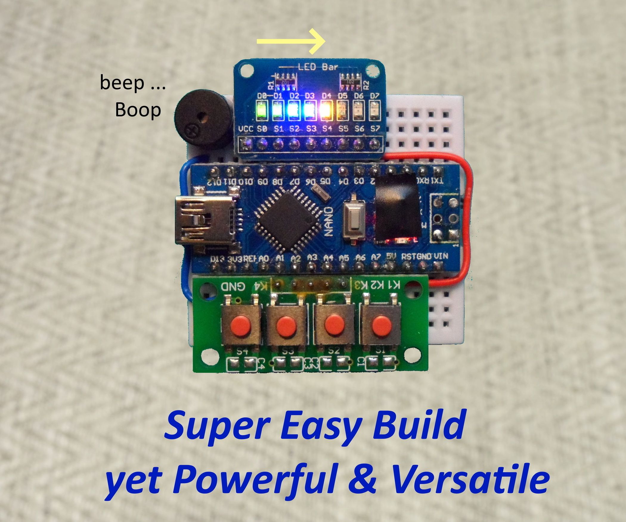 Mini STEM LED Game Platform, No Soldering Required. : 7 Steps (with ...