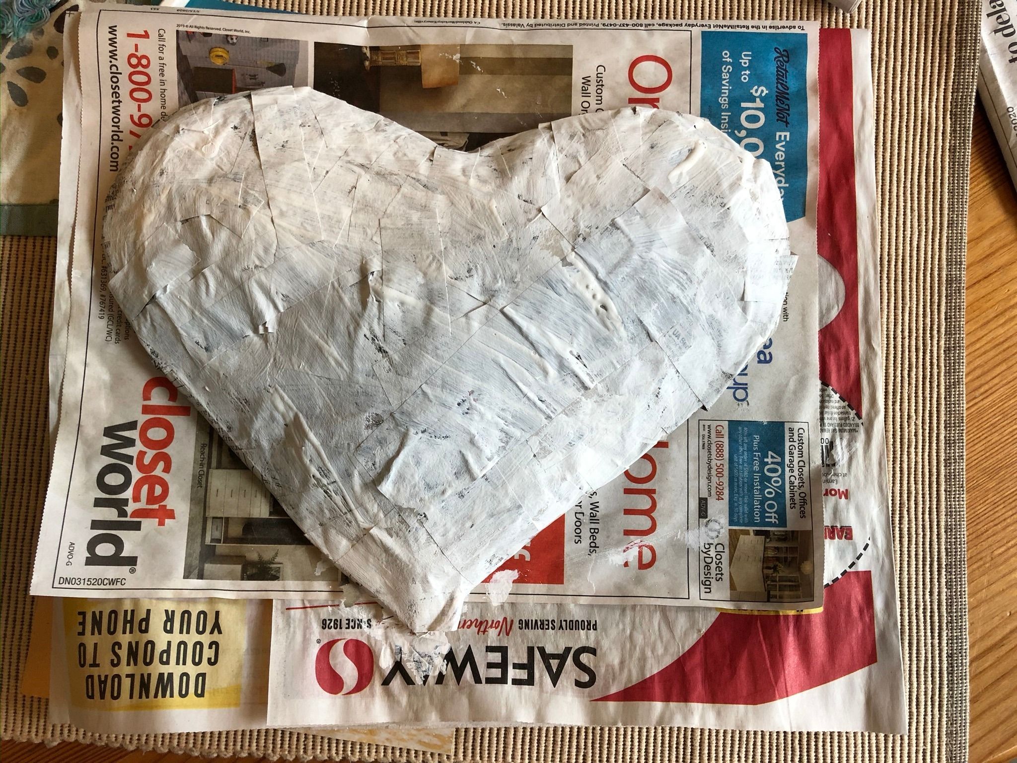 Paper Mache Hearts : 10 Steps (with Pictures) - Instructables