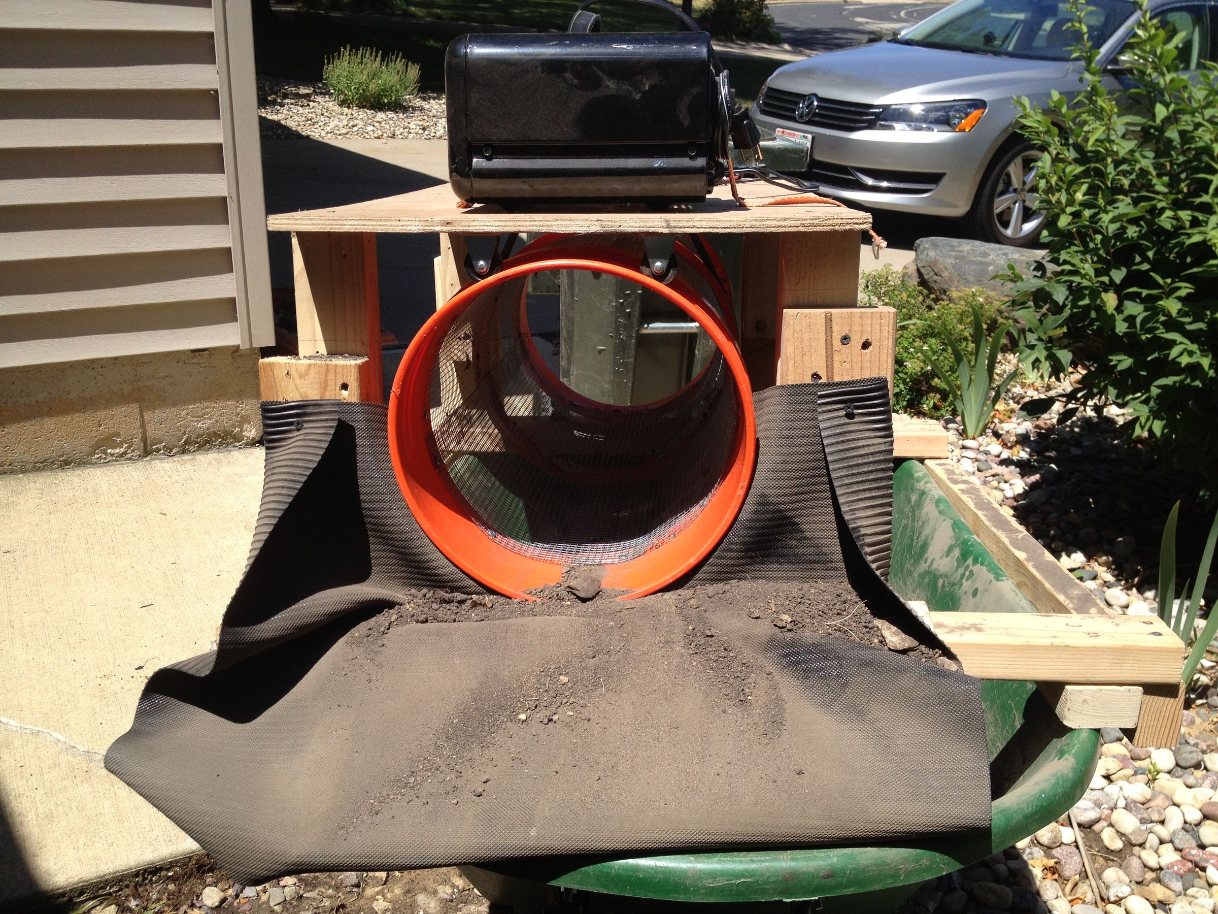 Powered Wheelbarrow Trommel (with Pictures) - Instructables