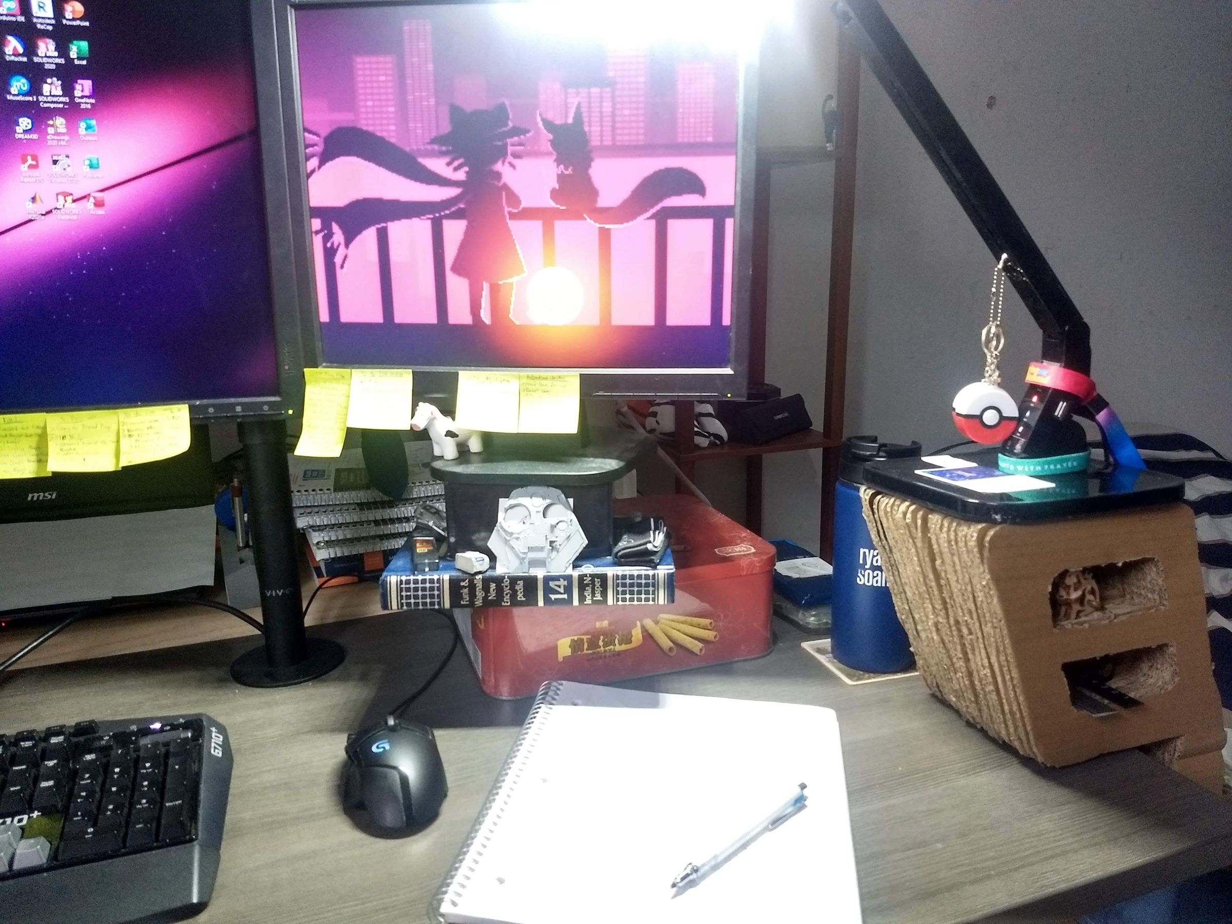 Cardboard Desk Lamp Stand With Shelves : 5 Steps - Instructables