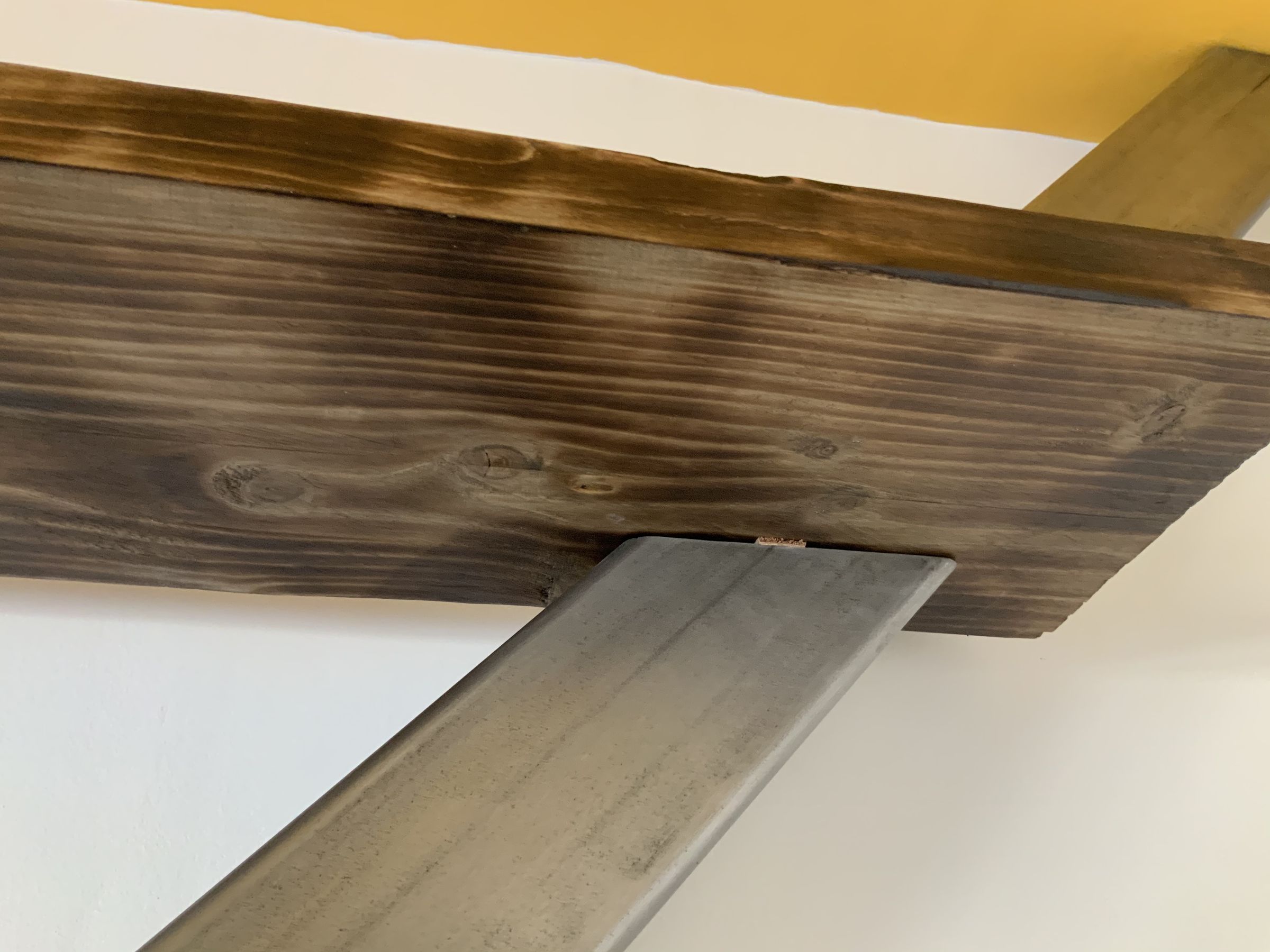 Floating Shelves Using Box Section and Scaffold Planks : 6 Steps (with ...