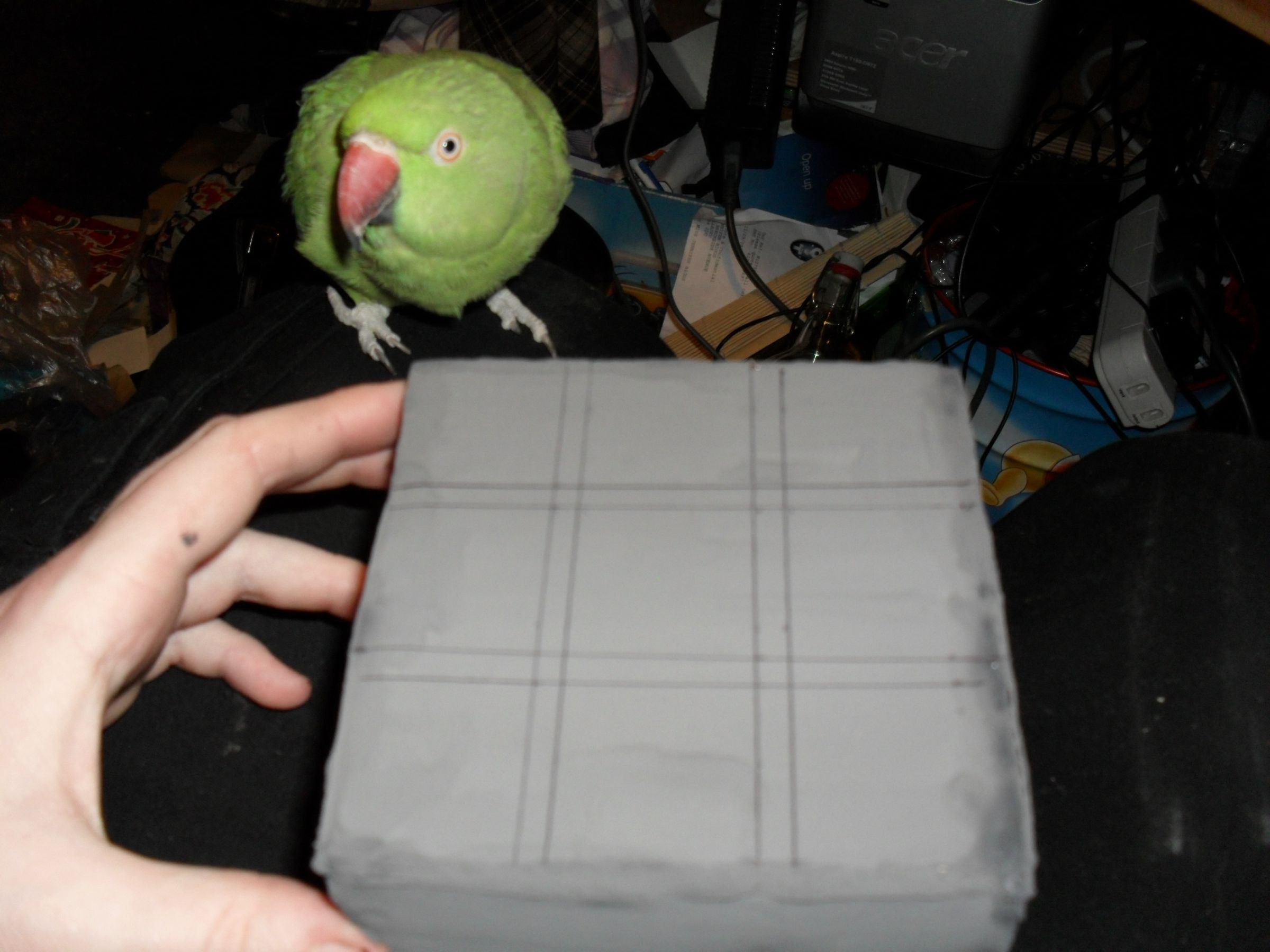 Cardboard Props: 3D Dice / Rubix Cube / Music Box : 4 Steps - Instructables