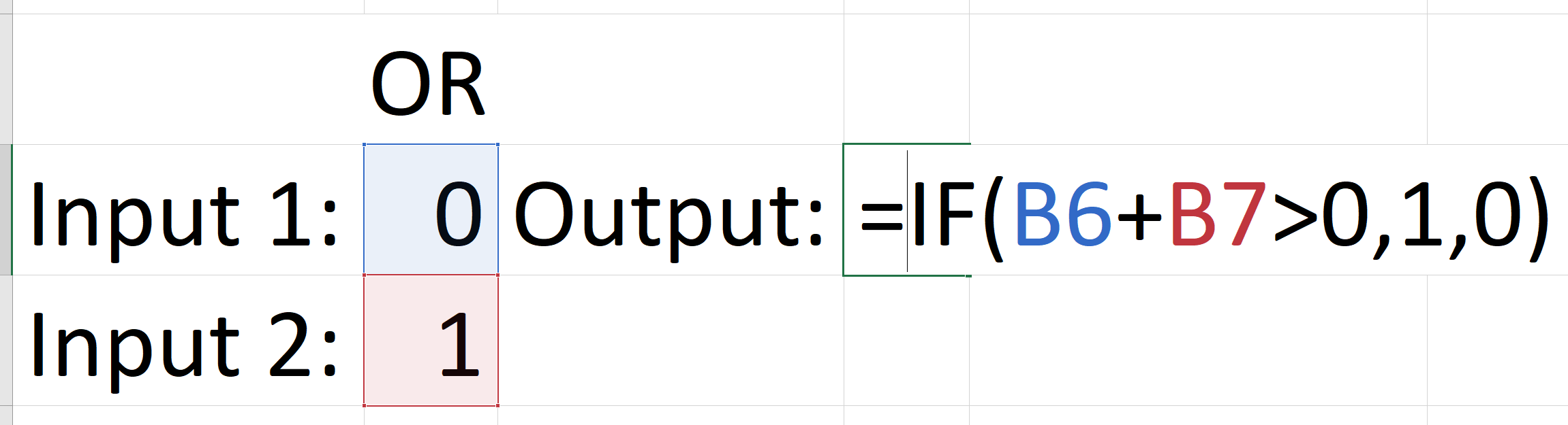 Make Logic Gates in Excel : 11 Steps - Instructables