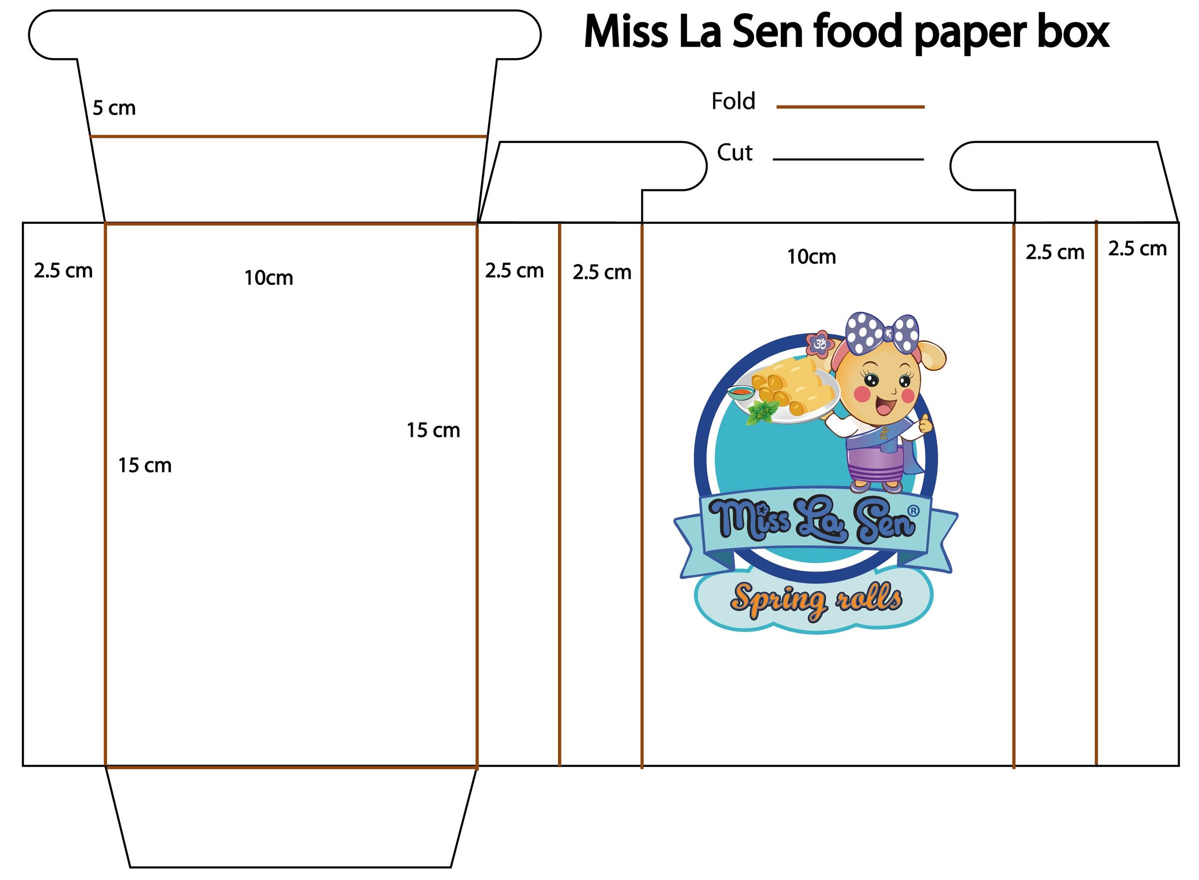 Miss La Sen Food Paper Box : 17 Steps - Instructables