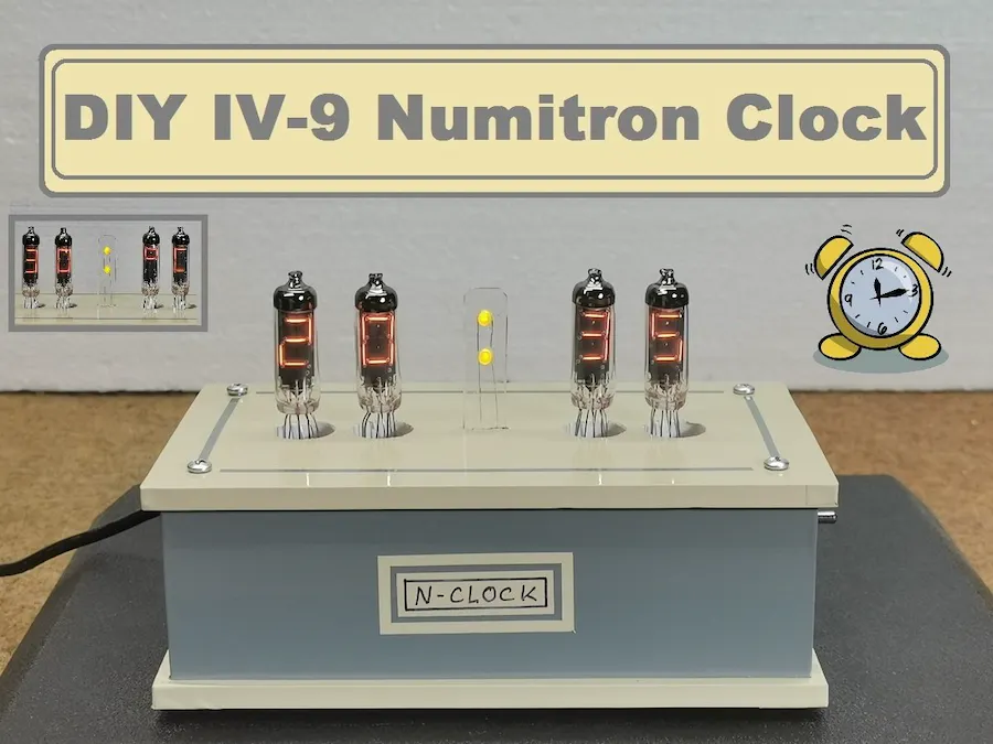 DIY Simplest IV9 Numitron Clock With Arduino : 7 Steps - Instructables