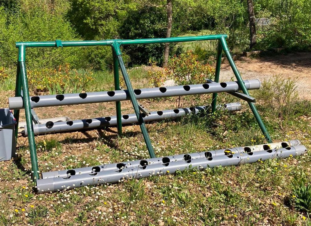 Horizontal Hydroponic Garden Made From Pvc Australia's Vertical