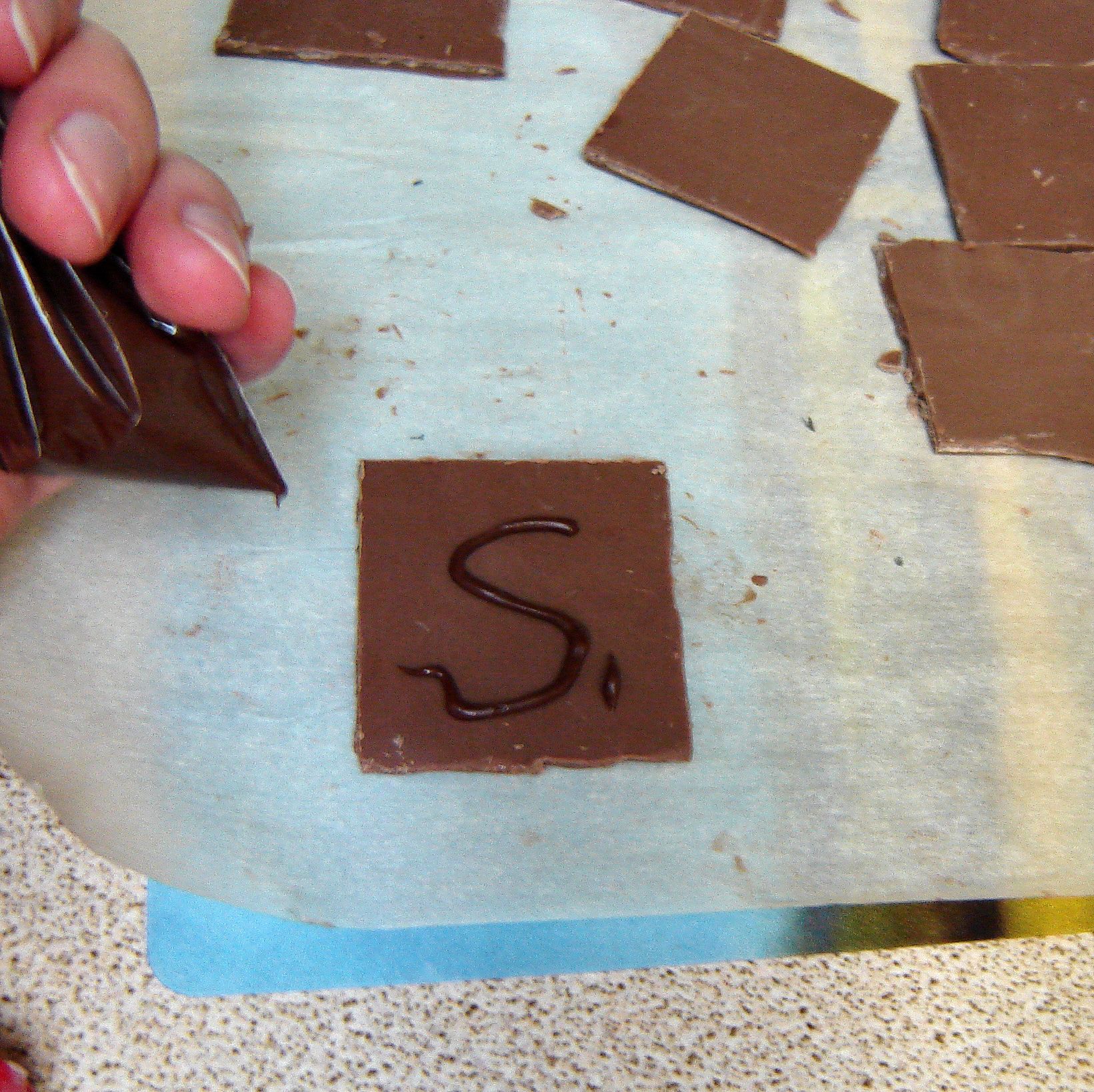 How to Make Chocolate Scrabble Tiles : 5 Steps (with Pictures ...