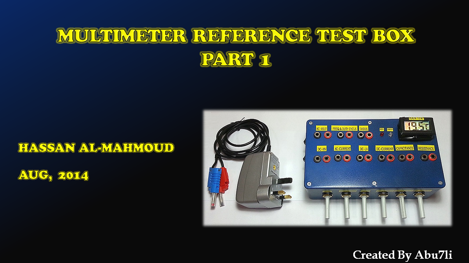 Multimeter Reference Test Box Part 1 - Instructables