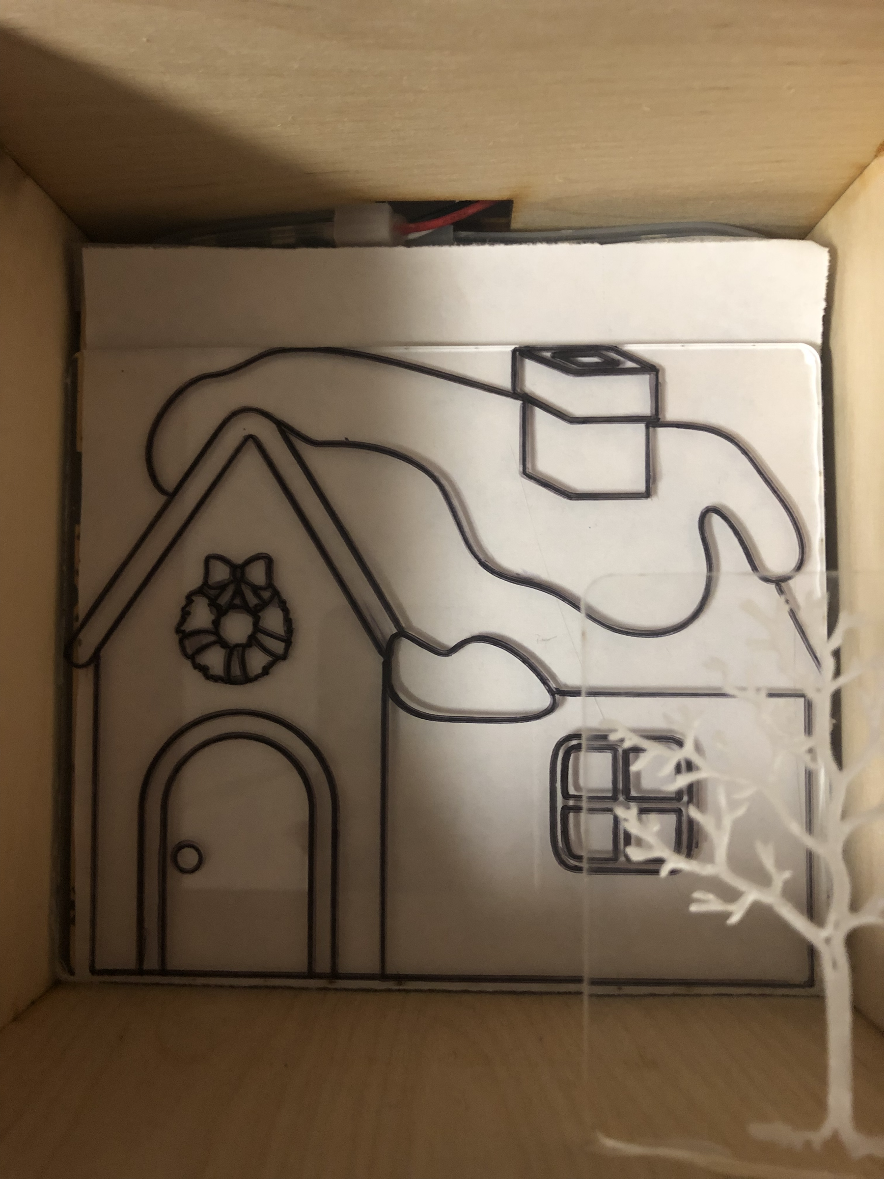 Winter Themed Light Display Shadow Box : 7 Steps - Instructables