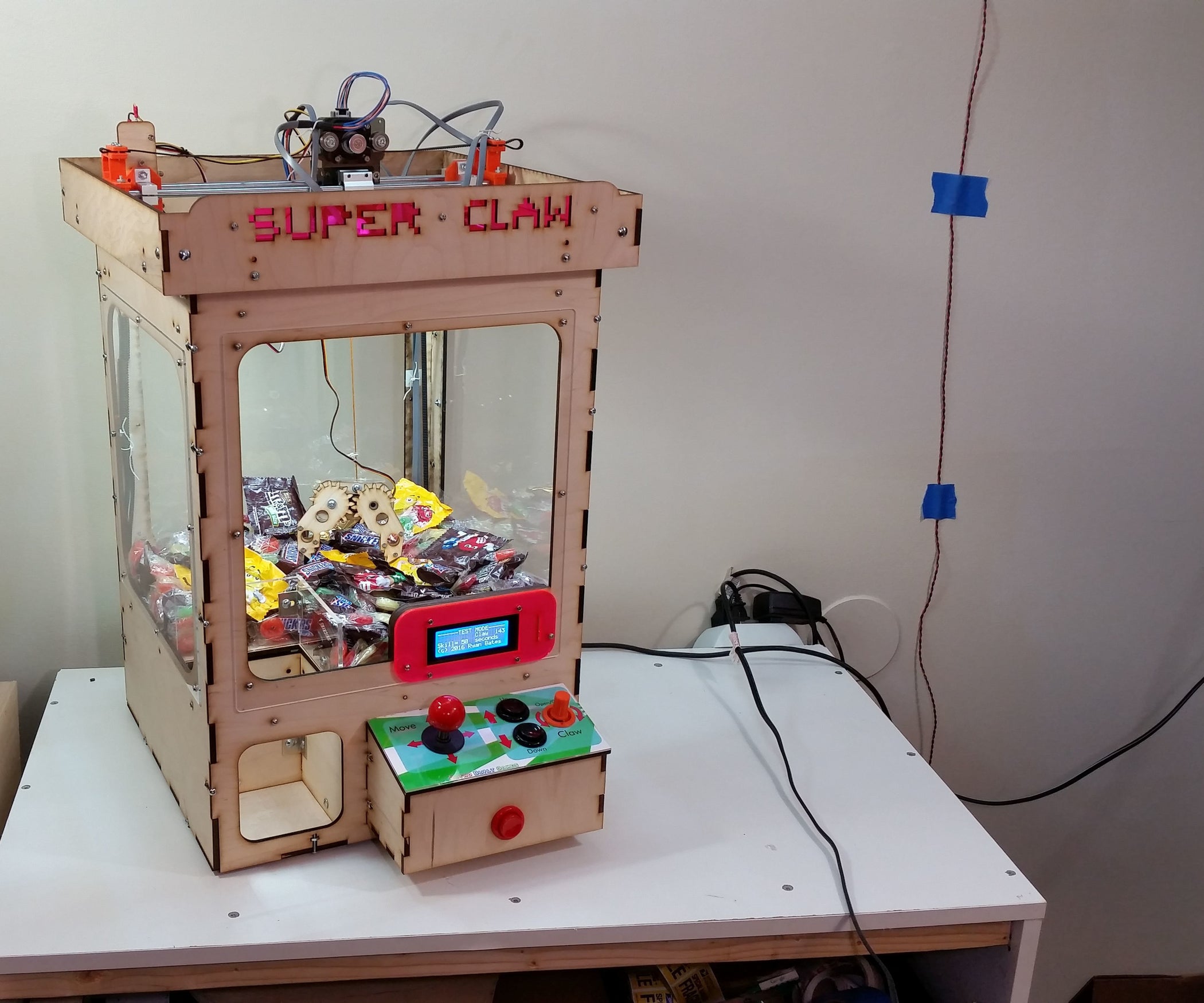 Arduino Claw Machine (Version 4) : 3 Steps (with Pictures) - Instructables