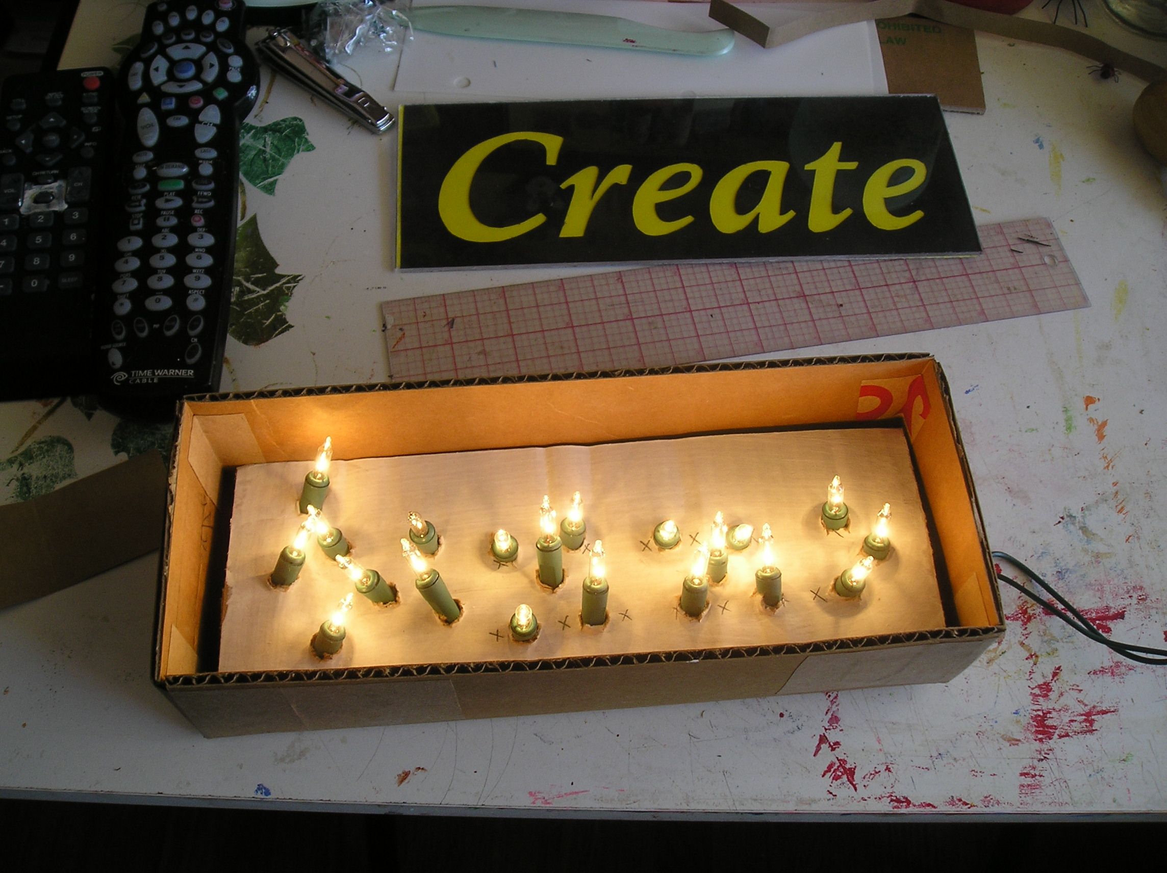 Make Your Own Illuminated Signs : 10 Steps (with Pictures) - Instructables