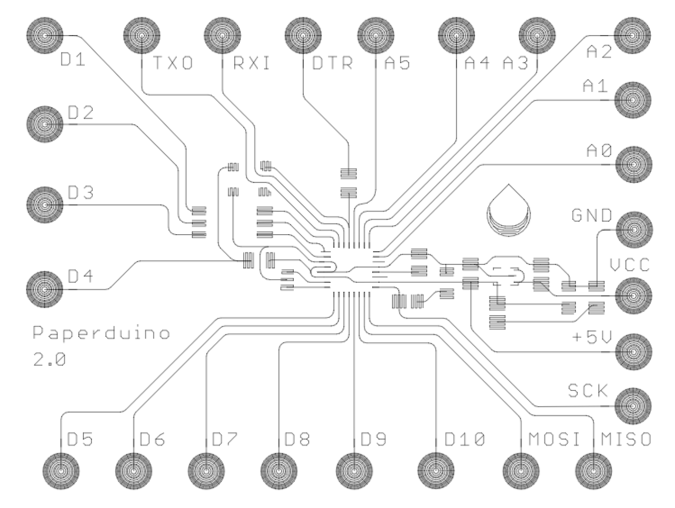Paperduino 20 With Circuit Scribe Paper Arduino 7 Steps With Pictures Instructables