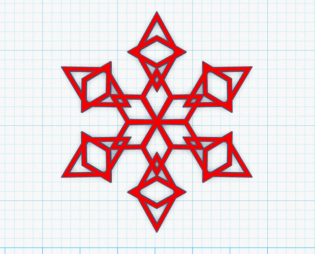 How to Make a 3D Printed 6 Pointed Snowflake : 8 Steps (with Pictures ...