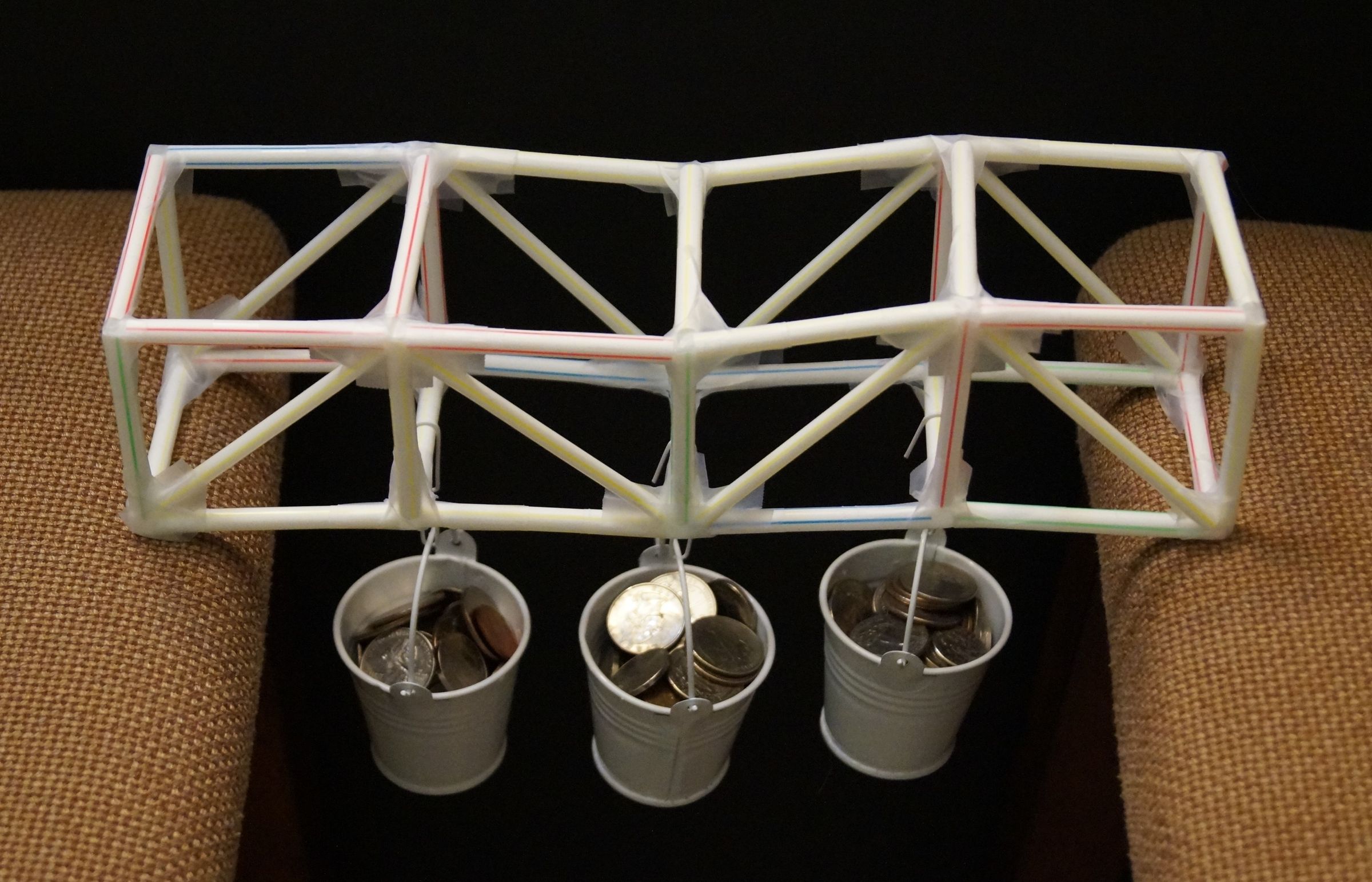 Truss Bridge 2 – Straws & Tape (A Challenge Project) : 6 Steps ...