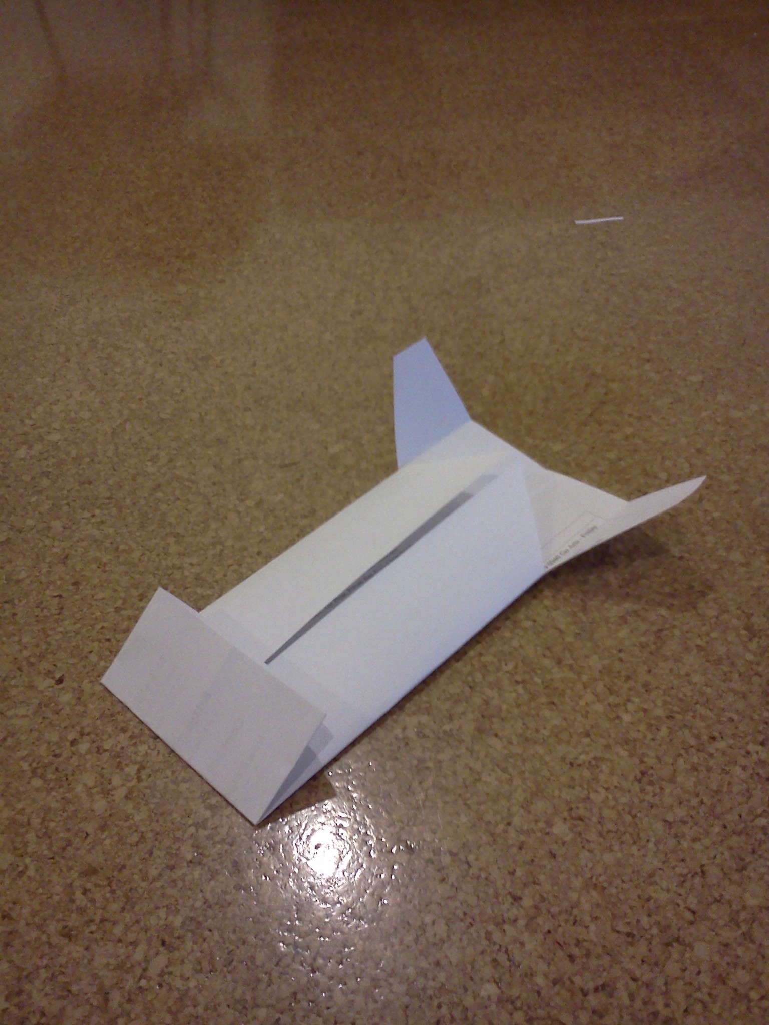 Paper Ground Effect Vehicle #1 (like a Hover-craft) : 7 Steps ...