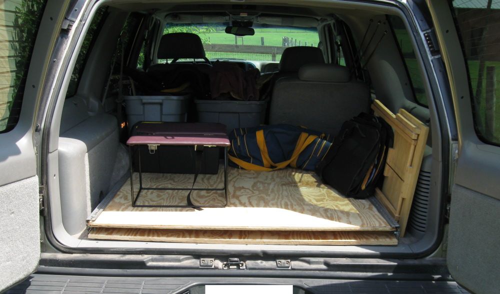 Cargo Area Platform Slider for SUV, Truck, Station Wagon : 5 Steps ...