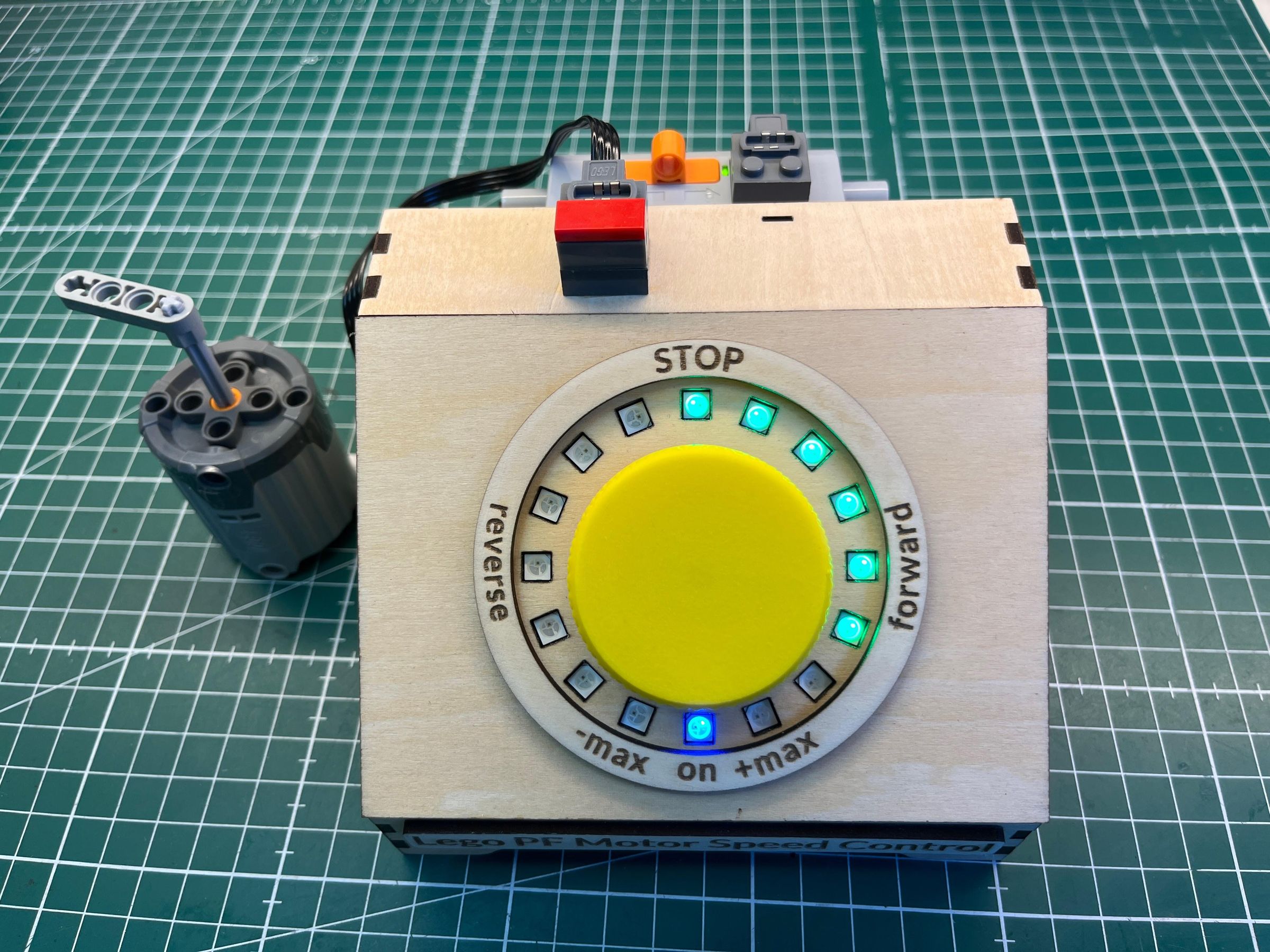 Lego Power Function (PF) Motor Speed Controller With a 16 LED Neopixel ...