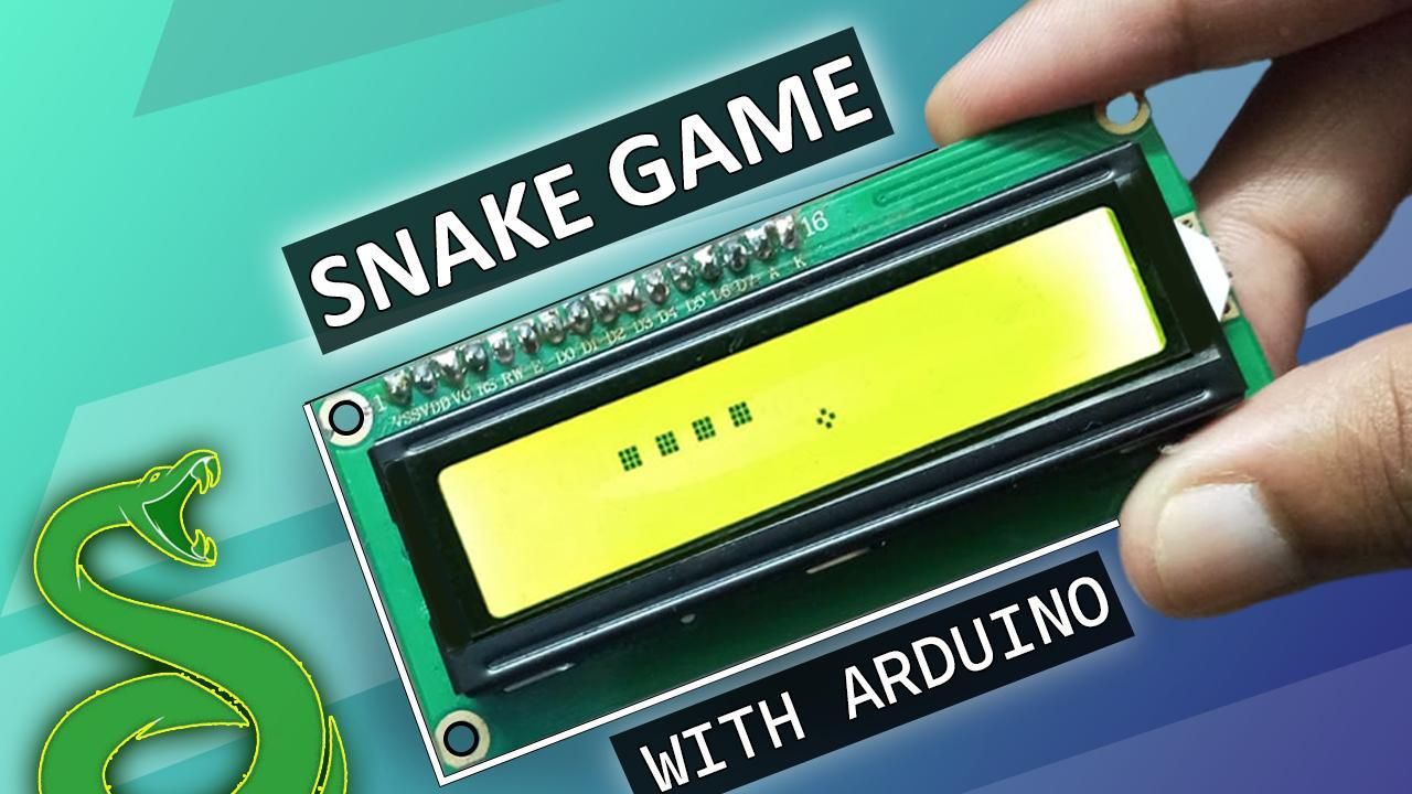 How to Make Snake Game Using Arduino Uno & Lcd ? - Arduino Projects 🐍🤔 ...