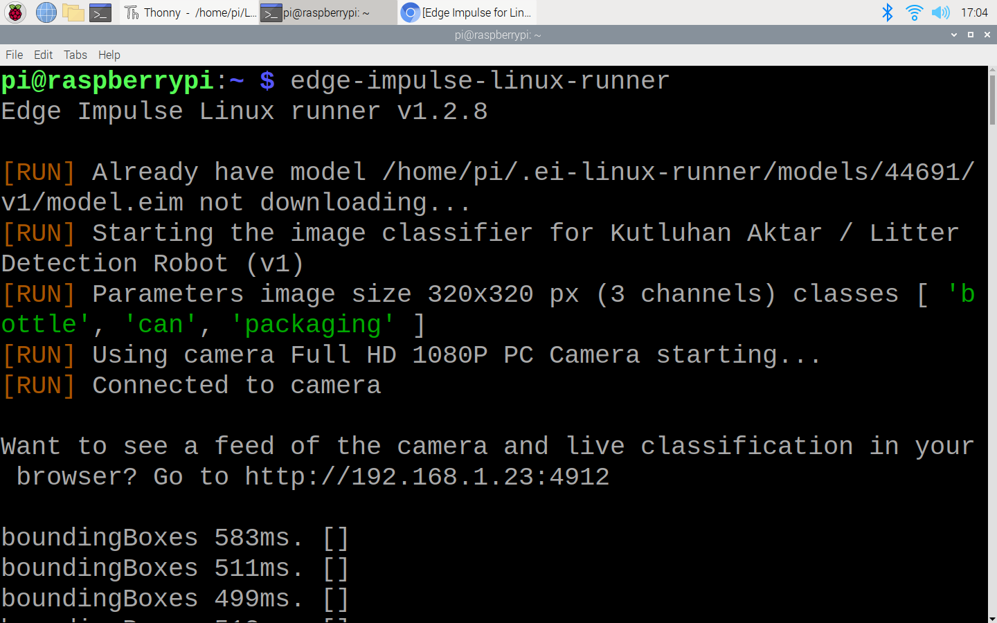 Autonomous (LIDAR) Litter Detection Robot W/ Edge Impulse : 17 Steps ...