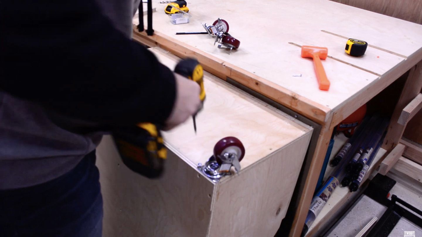 How to Build a Mobile Scrap Bin | DIY Woodworking Shop Project : 11 ...