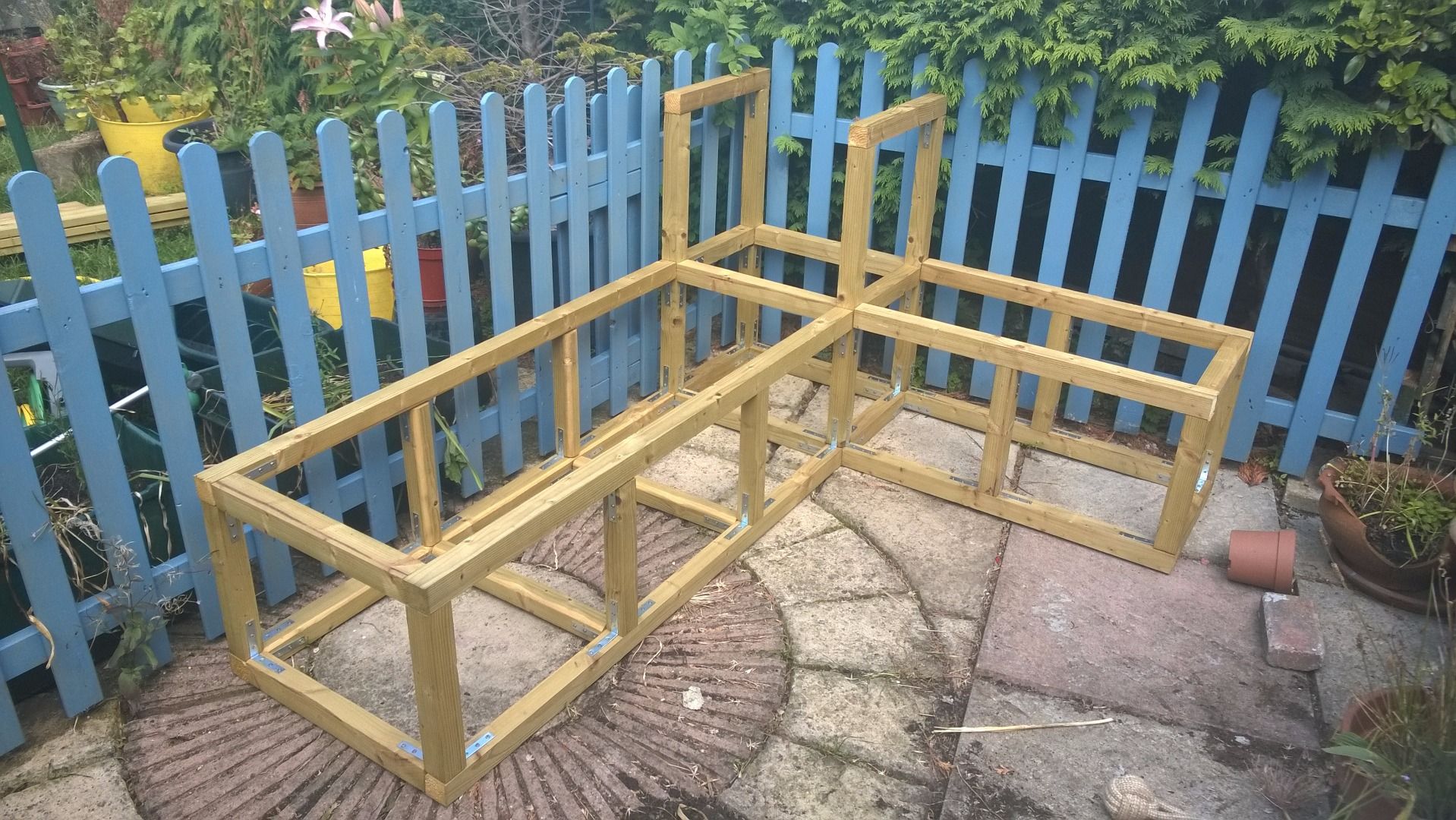 Raised Timber Pond With Waterfall and Bench : 8 Steps (with Pictures ...