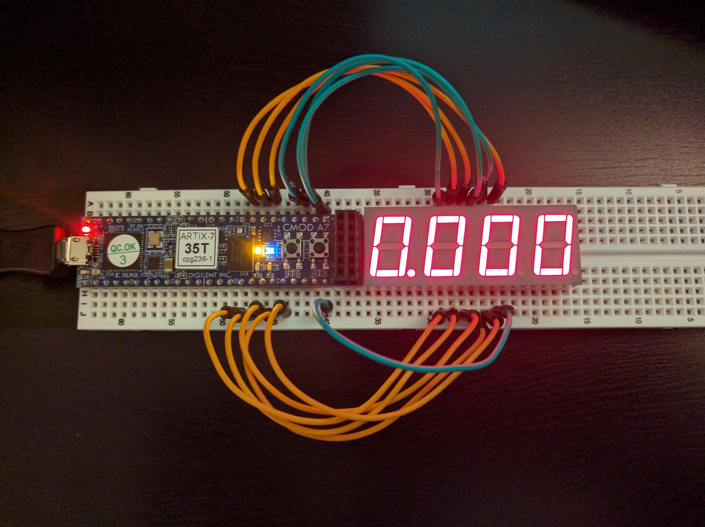 CmodA7 7-segment Stopwatch - Instructables