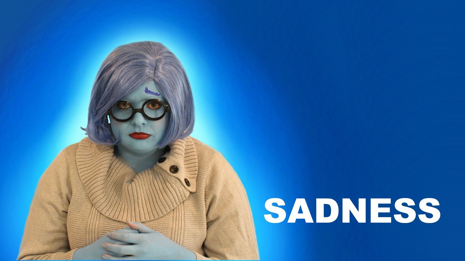 Inside Out Sadness Makeup and Costume! (with Pictures) - Instructables