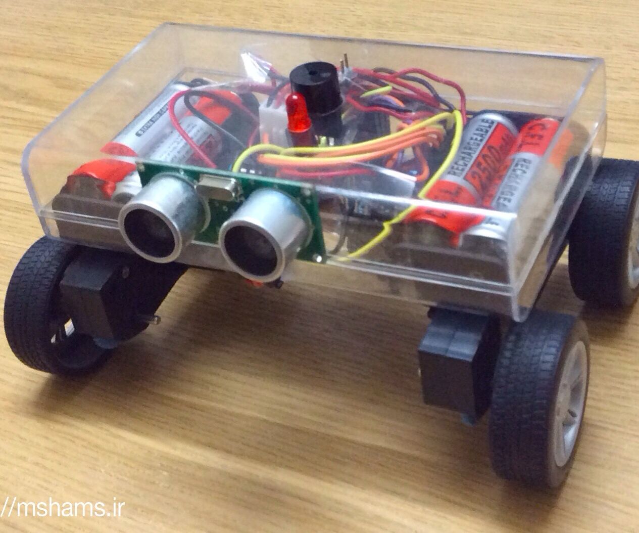 Arduino Mini Sonar Robot 3 Steps Instructables