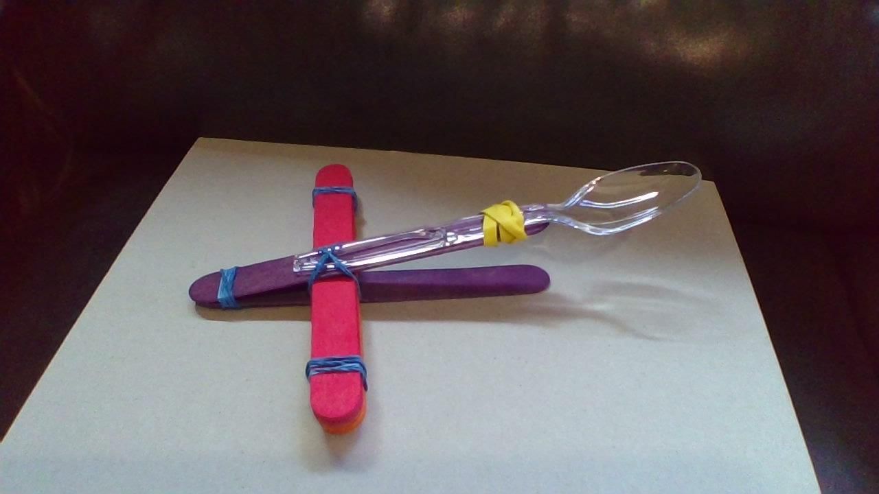 Craft Stick Catapult (kinetic Energy Experiment) : 4 Steps - Instructables