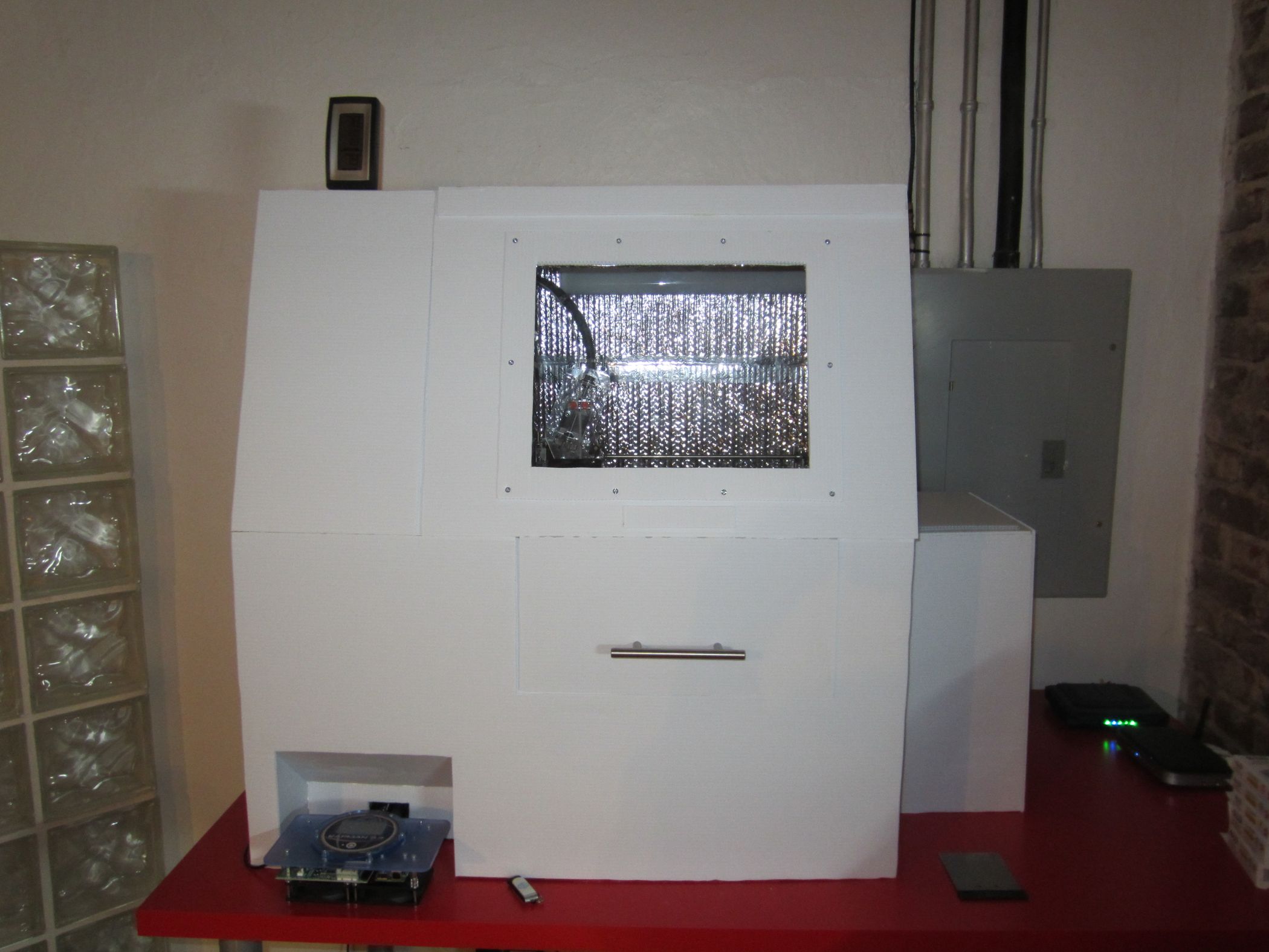 Heated Build Chamber for Rapman 3D Printer : 8 Steps (with Pictures ...