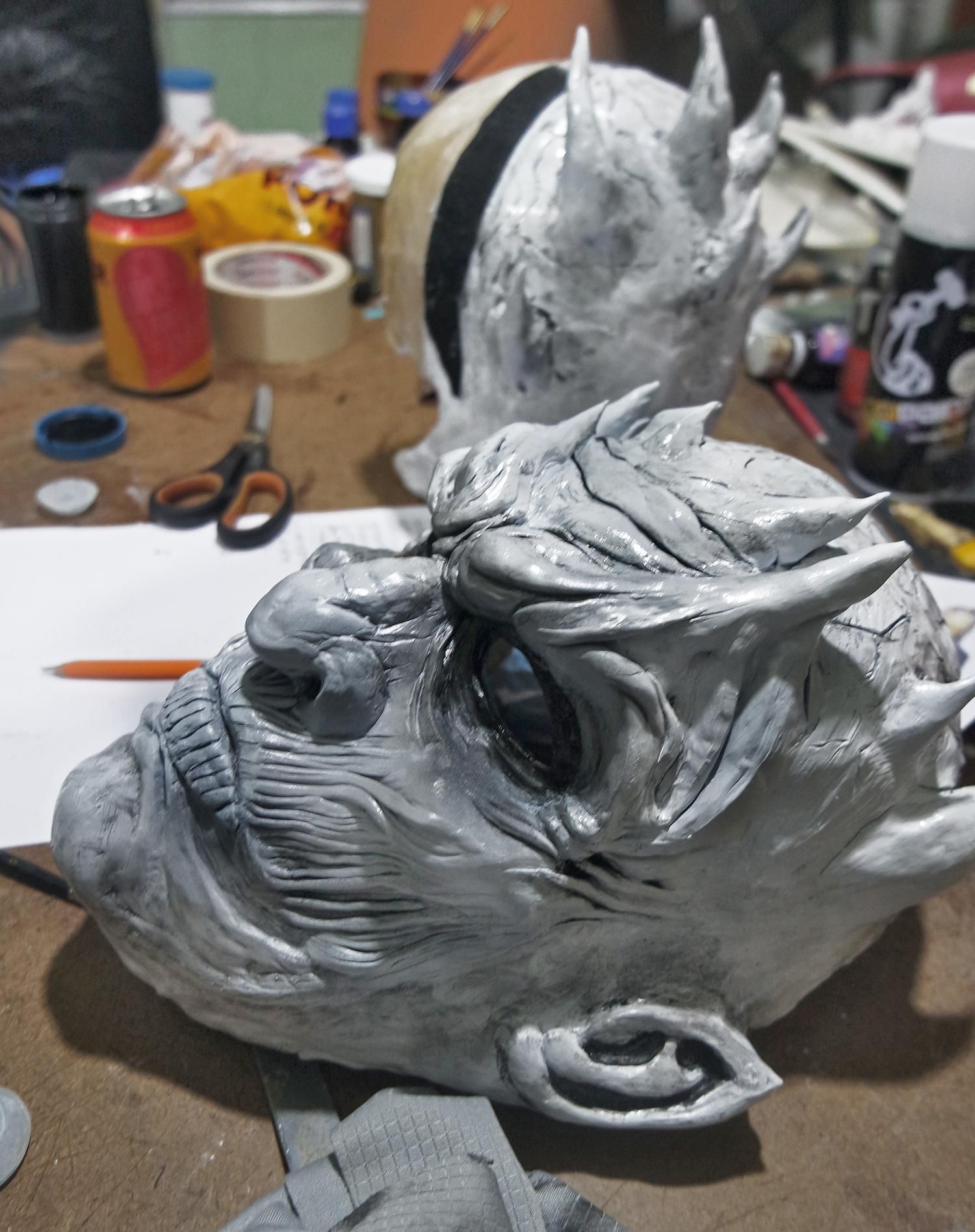 Blue Night King Mask. GOT : 13 Steps (with Pictures) - Instructables
