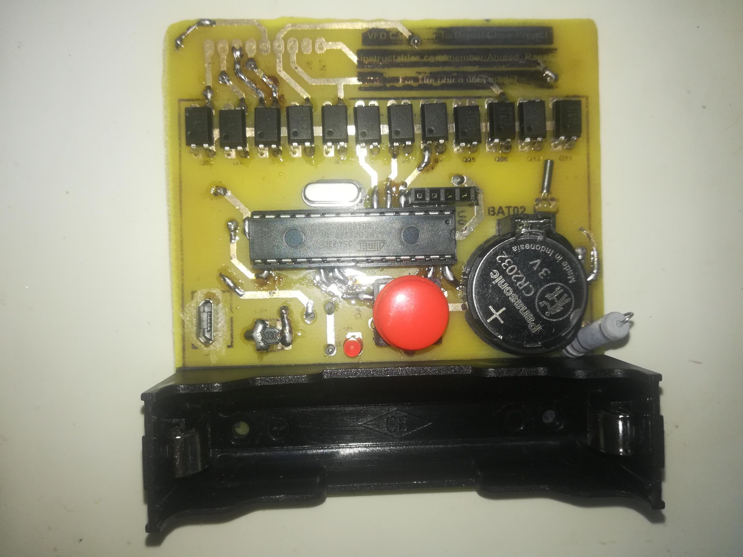Turn a VFD 1970s Calculator Into a Digital Clock : 20 Steps (with ...