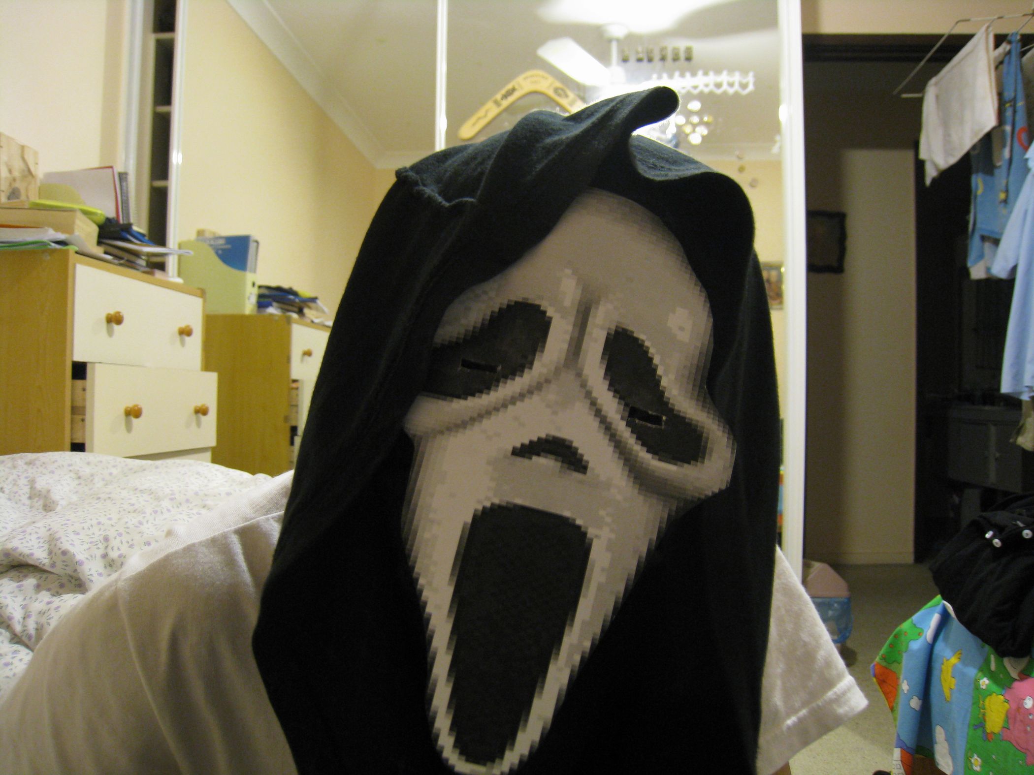 Make Your Own Free Halloween Scream Mask! : 7 Steps - Instructables
