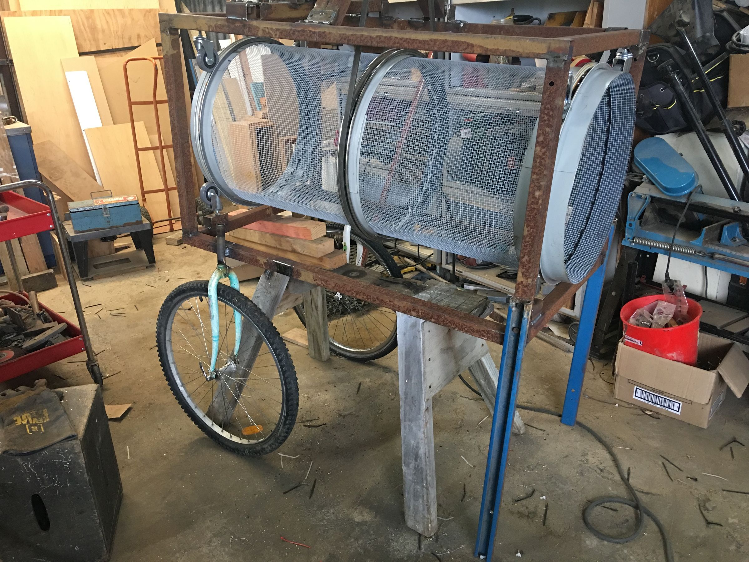 Building a Soil Sifter / Rotary Trommel : 7 Steps (with Pictures ...
