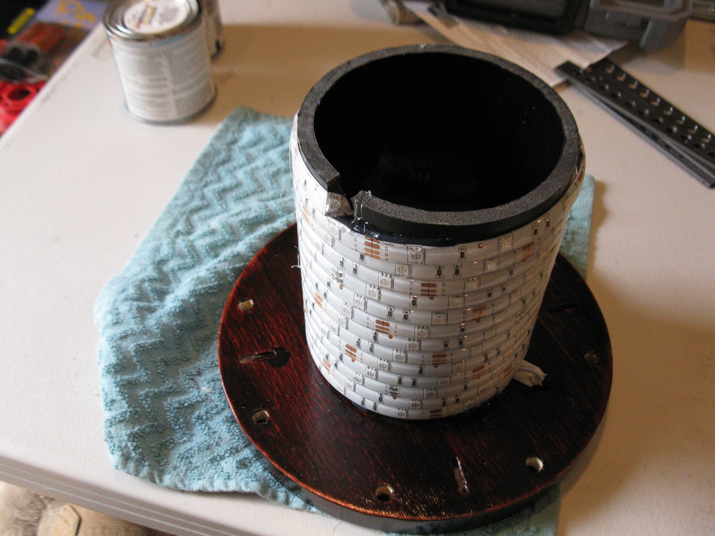 LED Oil Lamp Pedestal... Lamp : 5 Steps (with Pictures) - Instructables