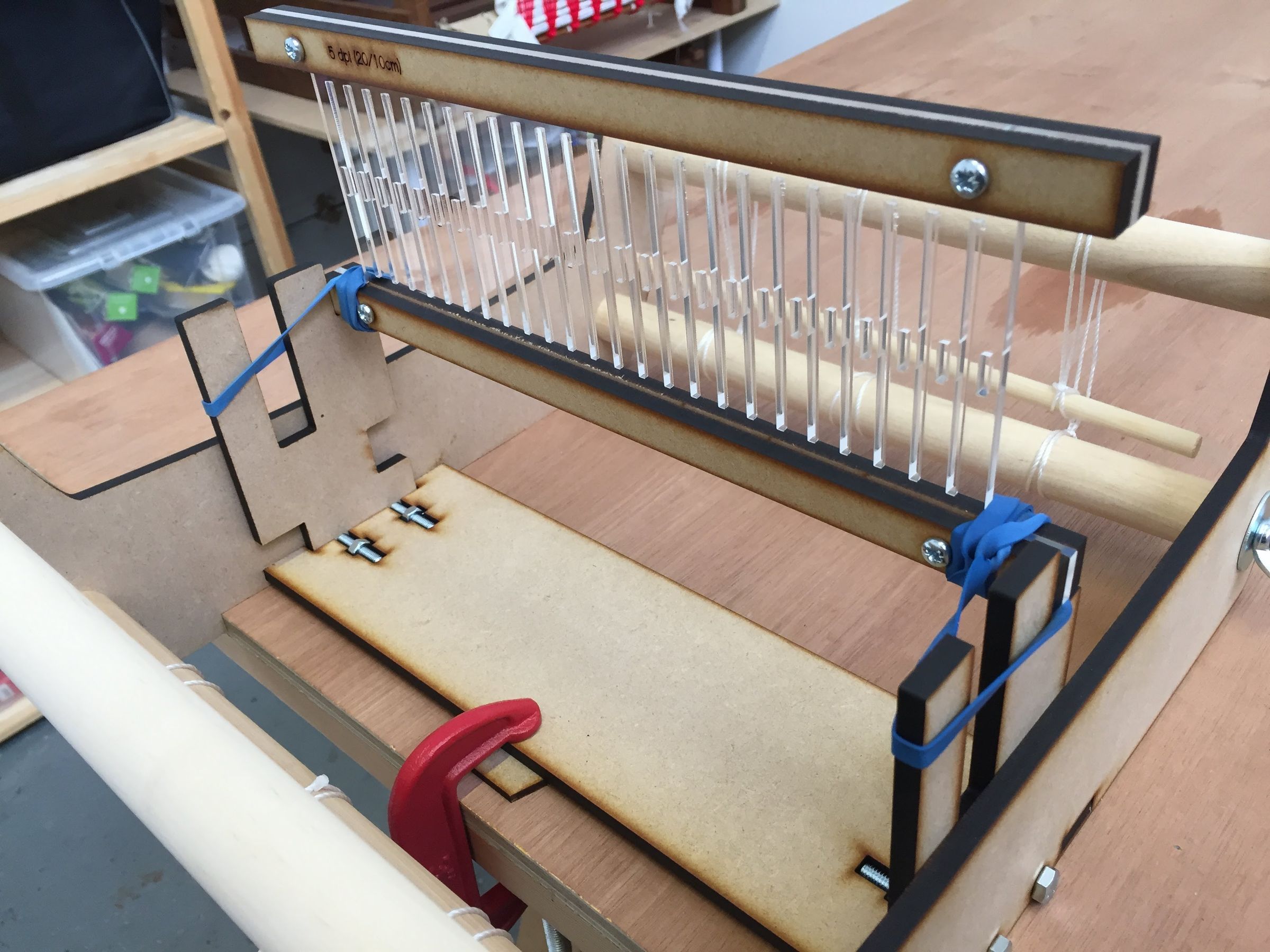 DIY Laser Cut Rigid Heddle Loom - Part 2: Weaving With the Rigid Heddle ...
