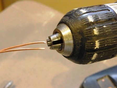 Twisting Wire With A Drill